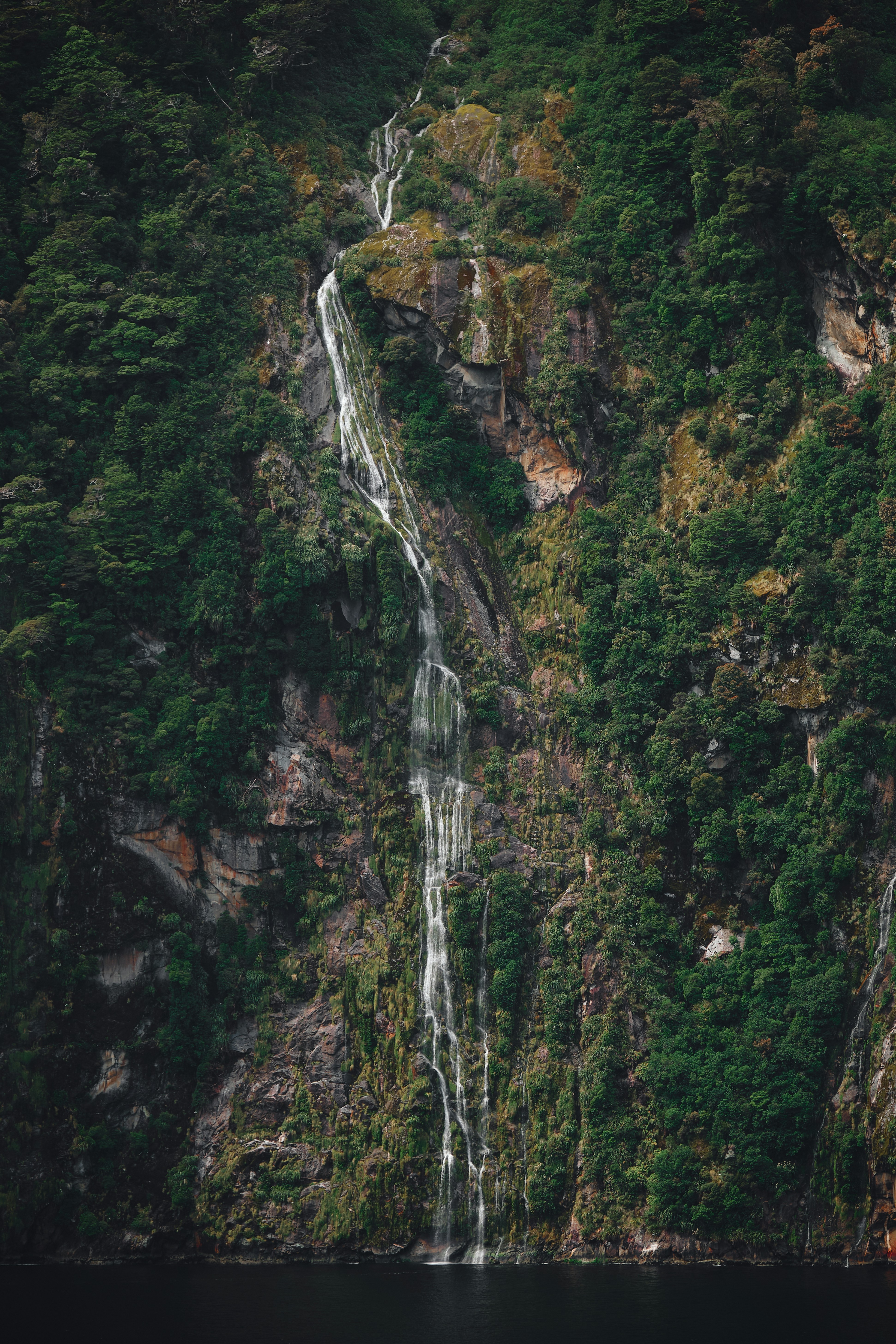 Clear cliff waterfalls during daytime photo – Free Milford sound Image ...
