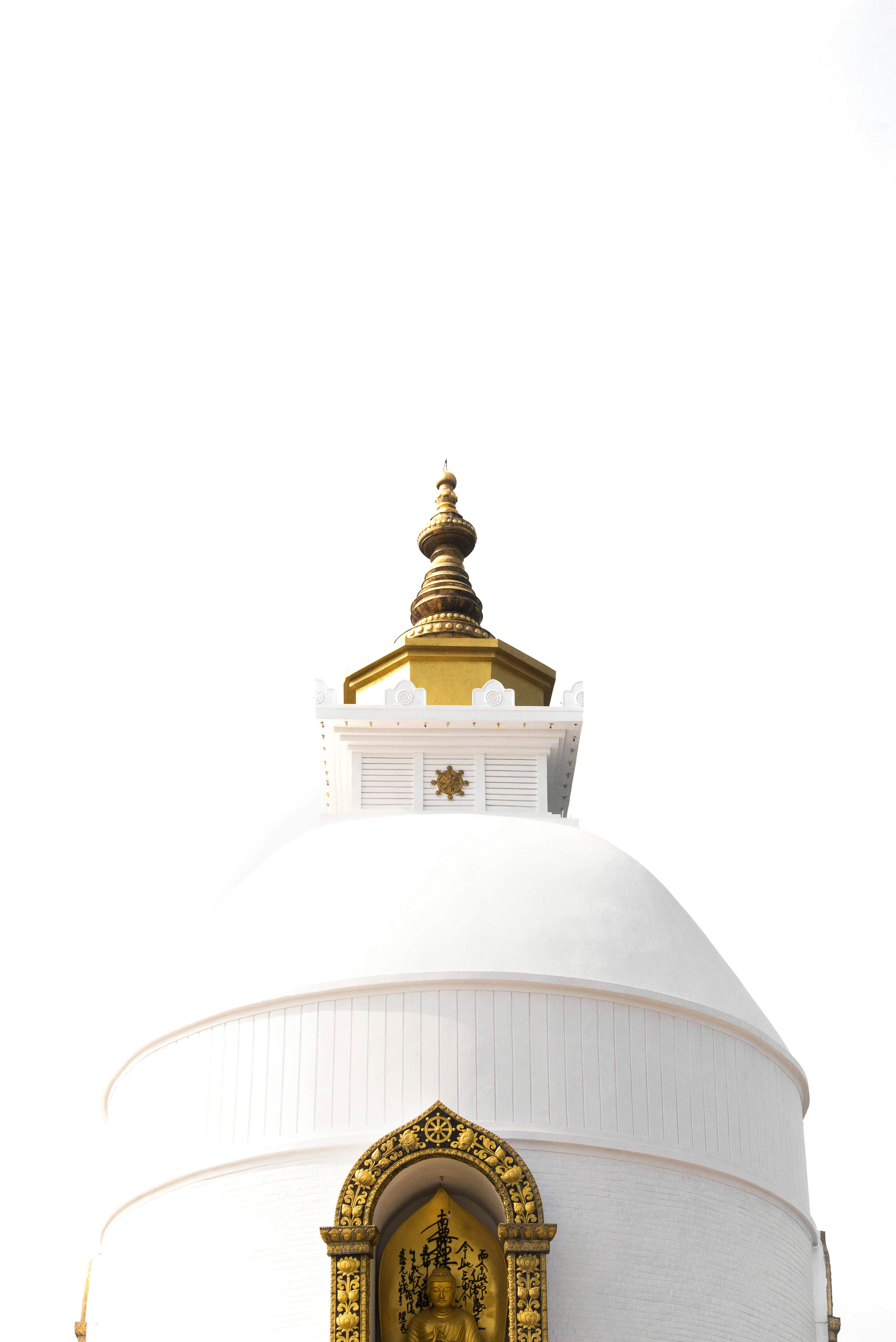 Zenive Dome: The Golden Stupa Rising from White Silence