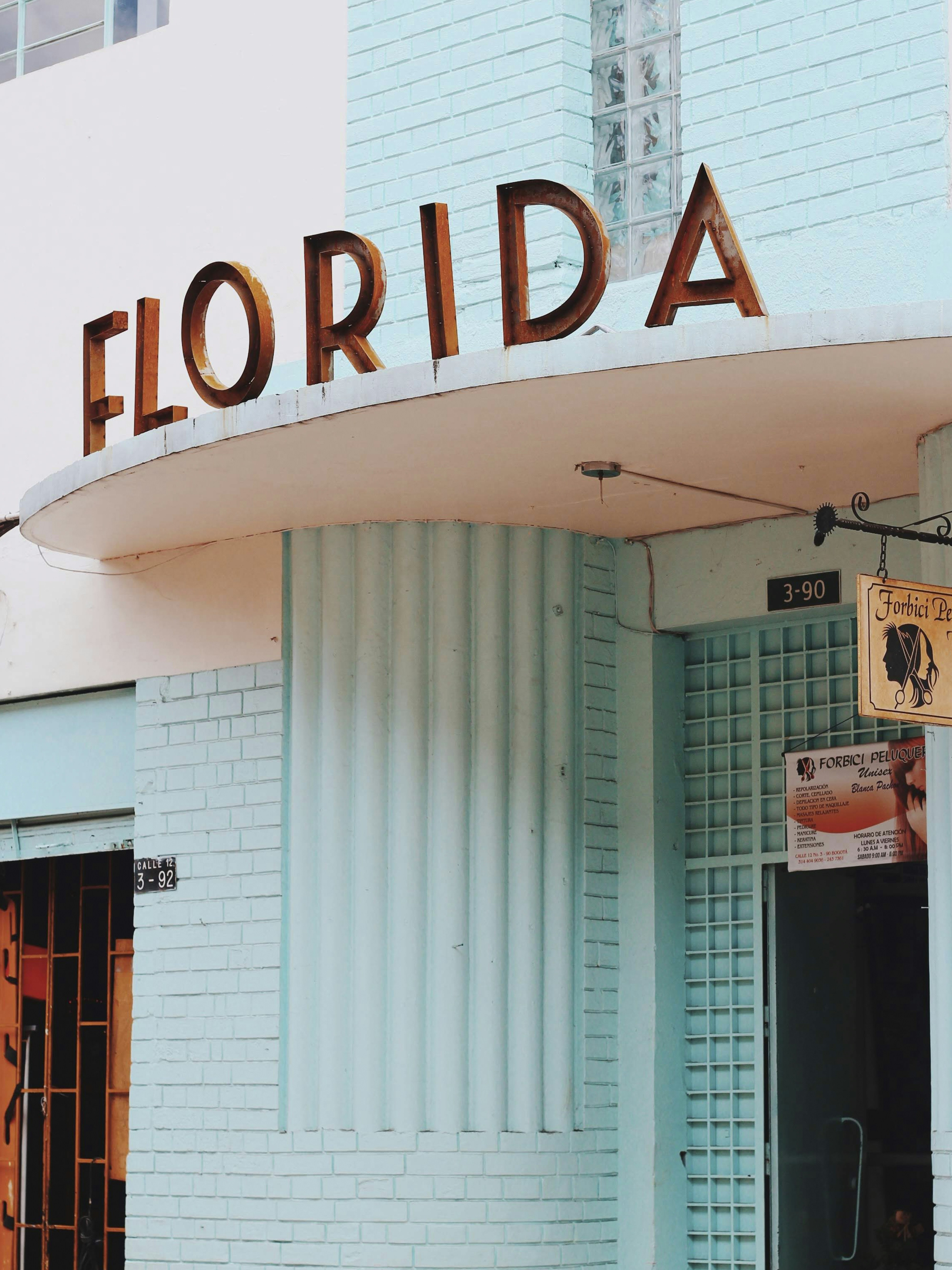 Florida signage on building during day photo – Free Colômbia Image on ...