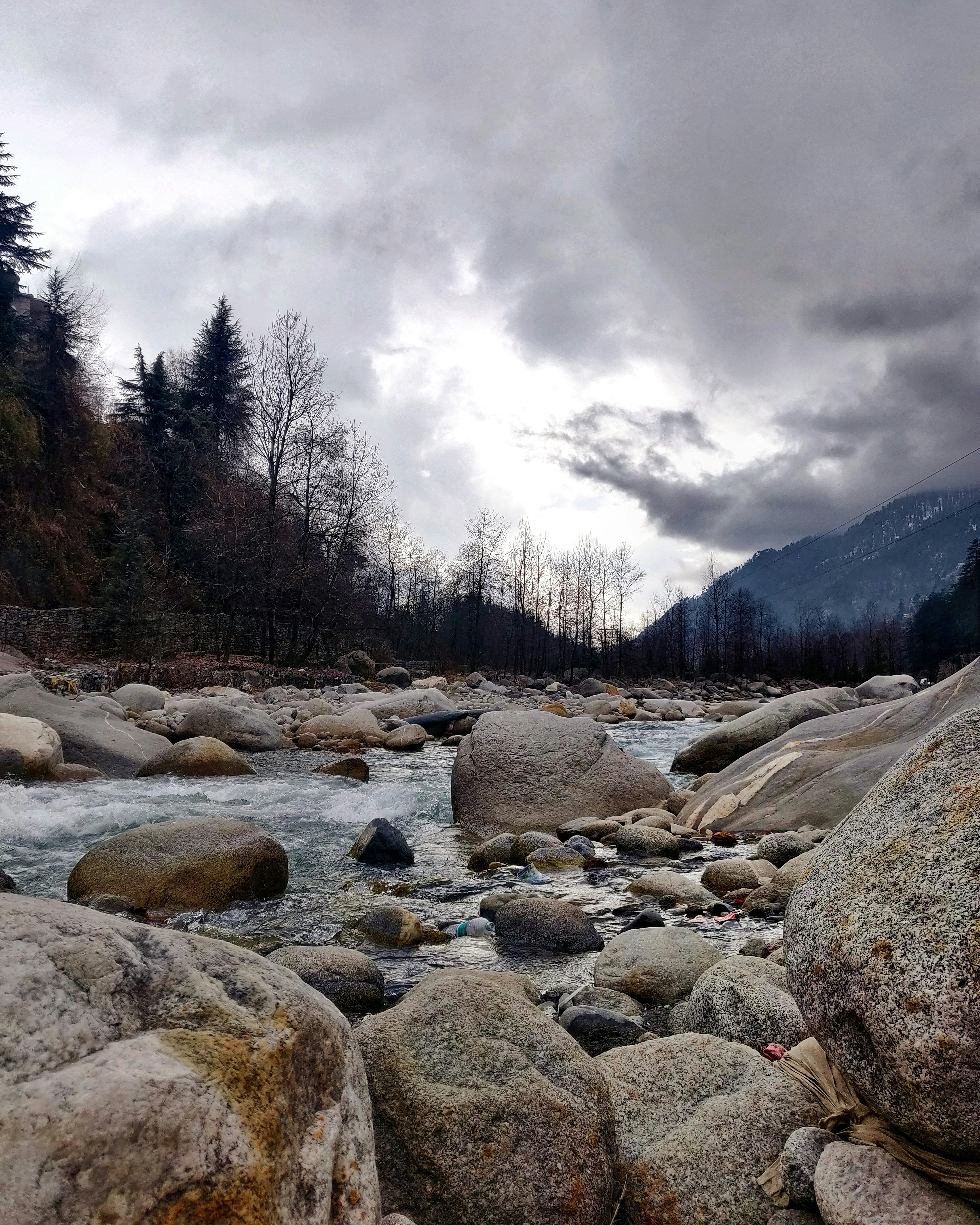 River with stone near trees during daytime photo – Free Nature Image on ...