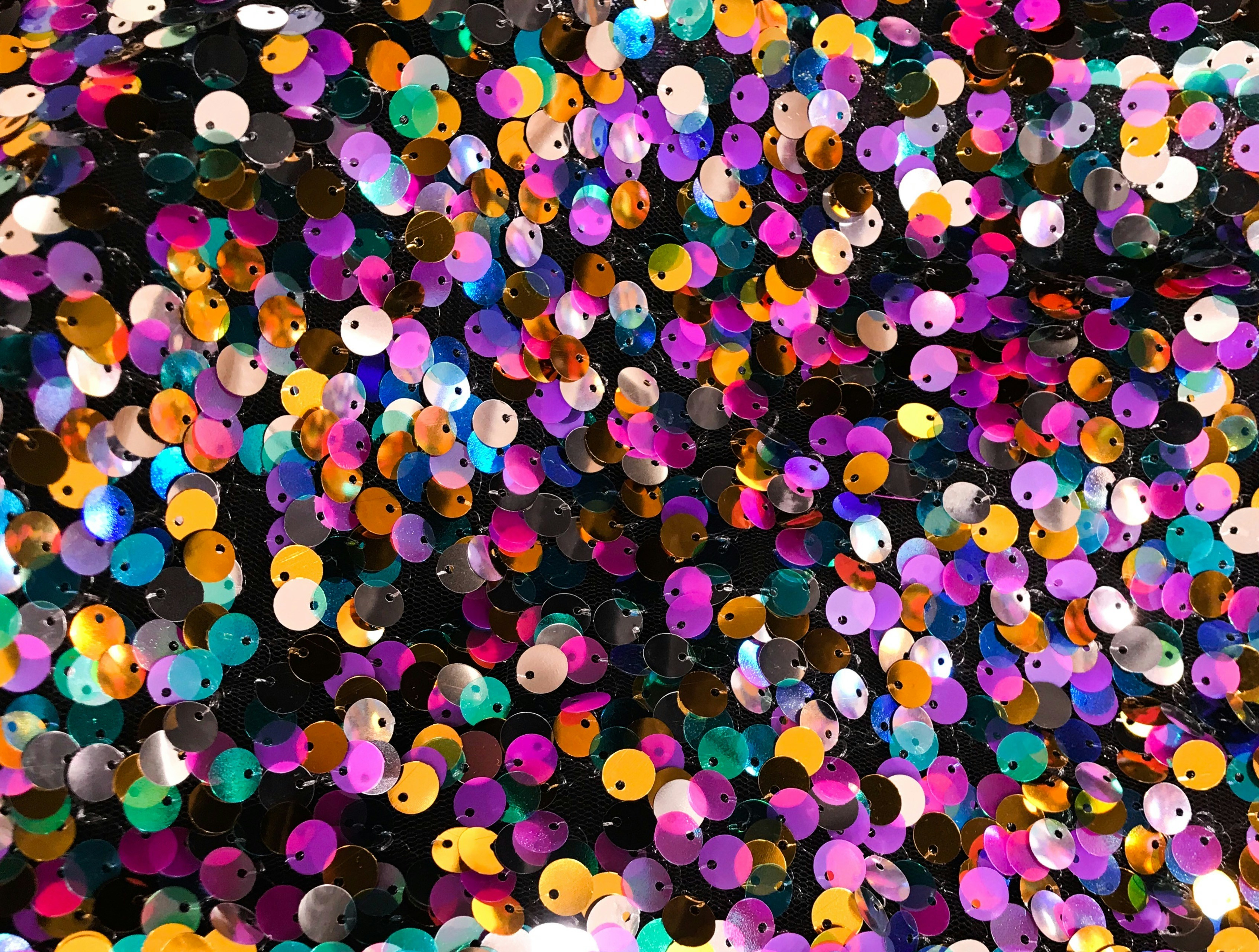 Multicolored sequin decor photo – Free Sparkling Image on Unsplash