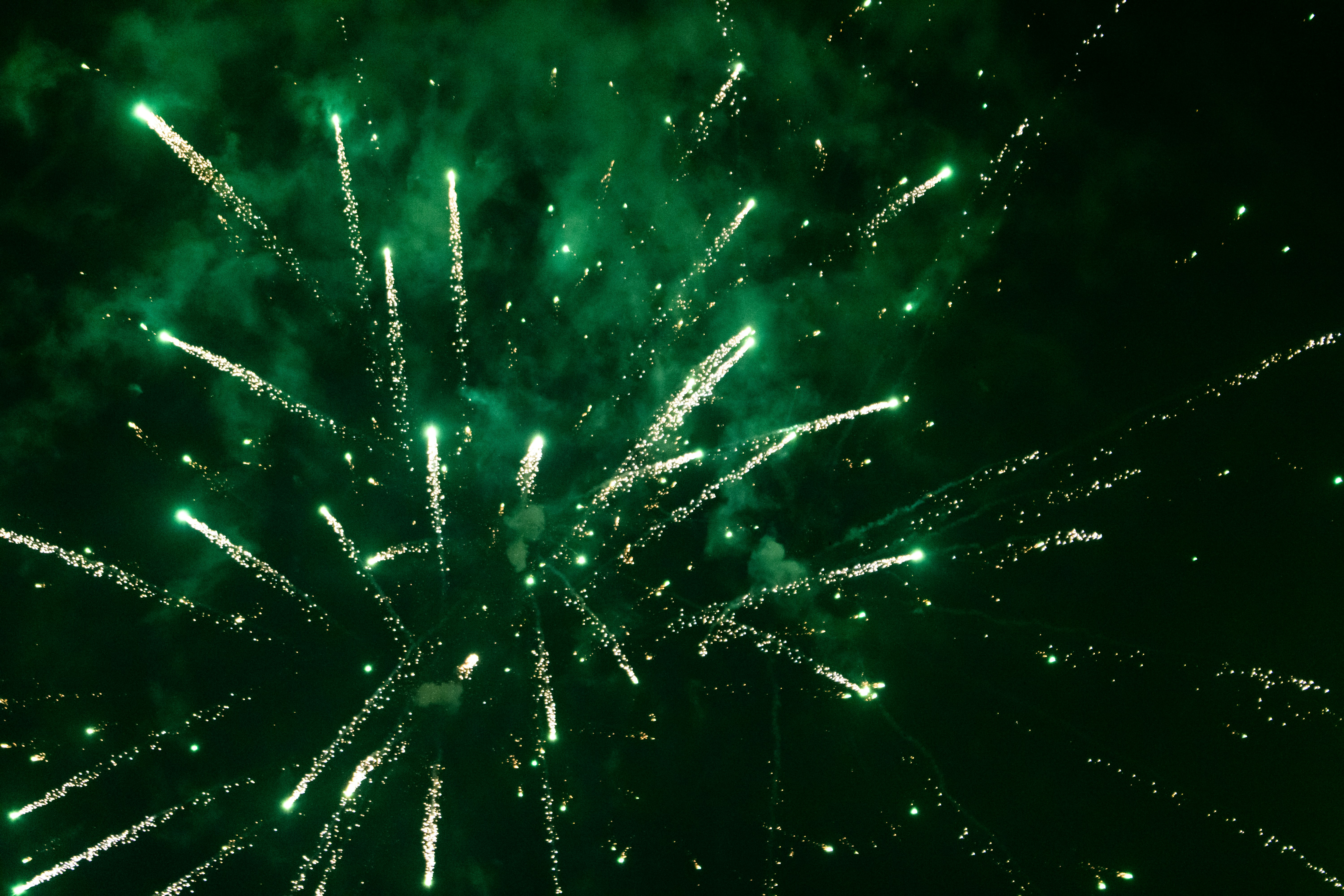 Green Fireworks
