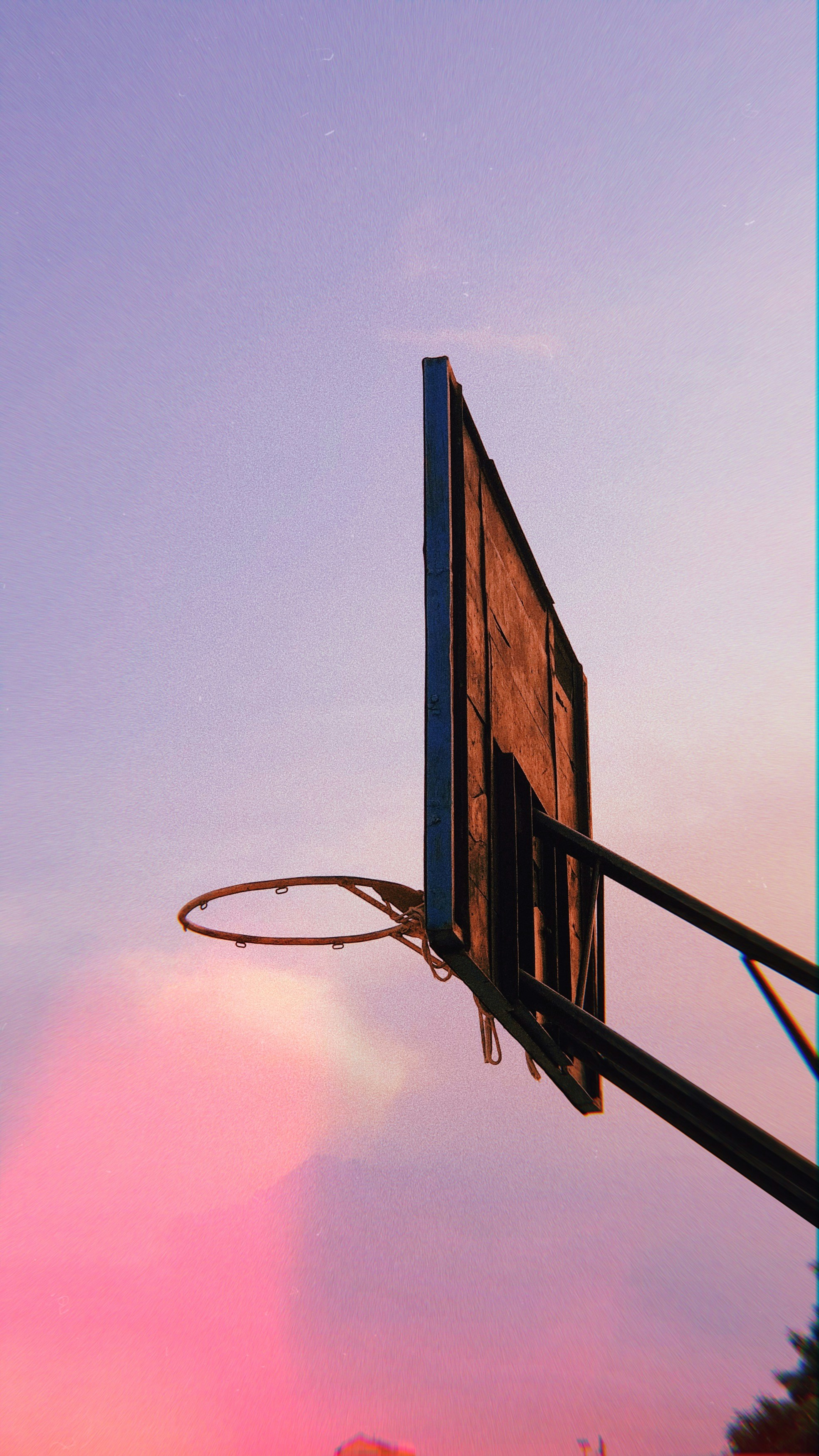 Lone Hoop Against Velvet Dusk