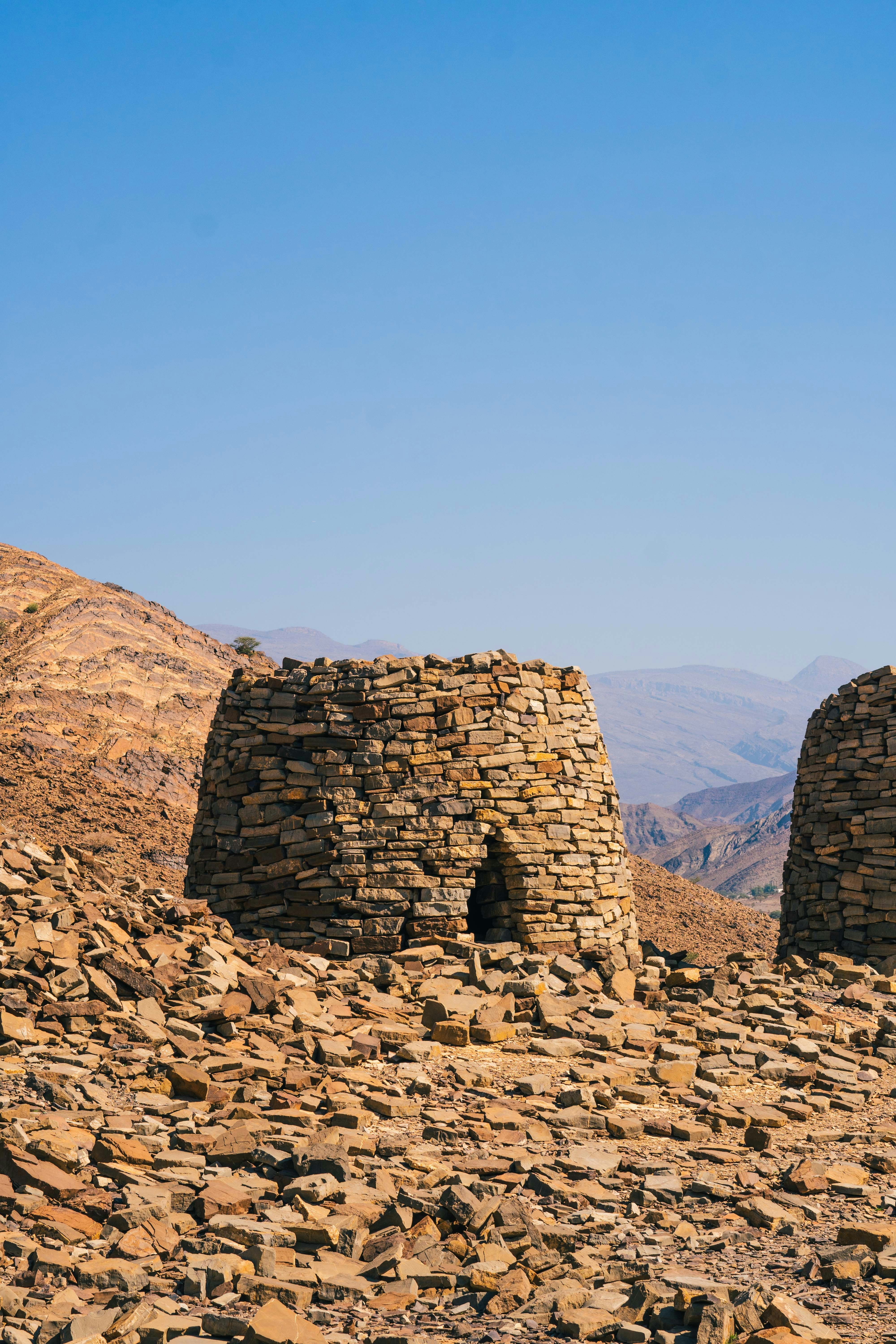 Brown rock formation under blue sky during daytime photo – Free Blue ...