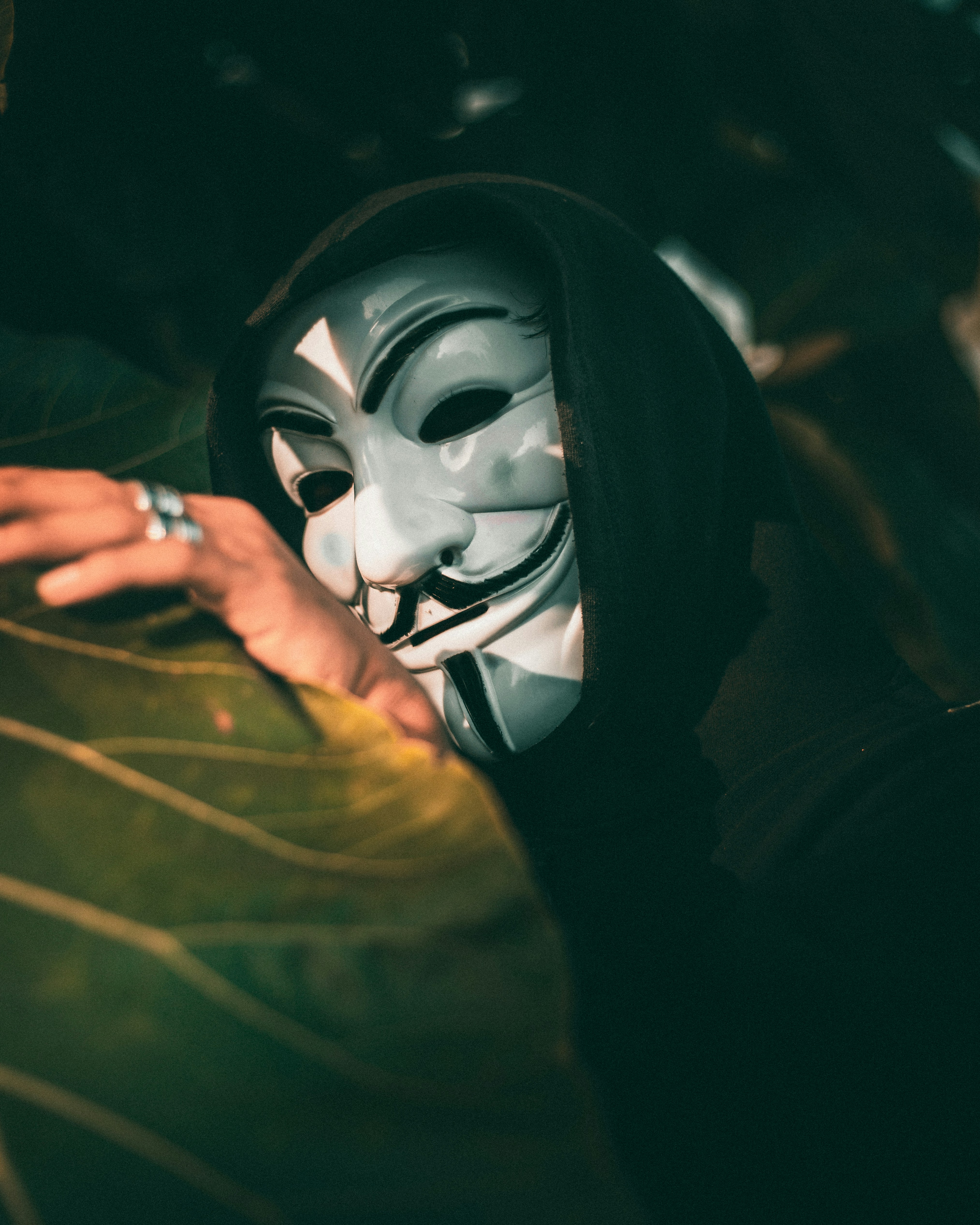 Mask in the Green Veil