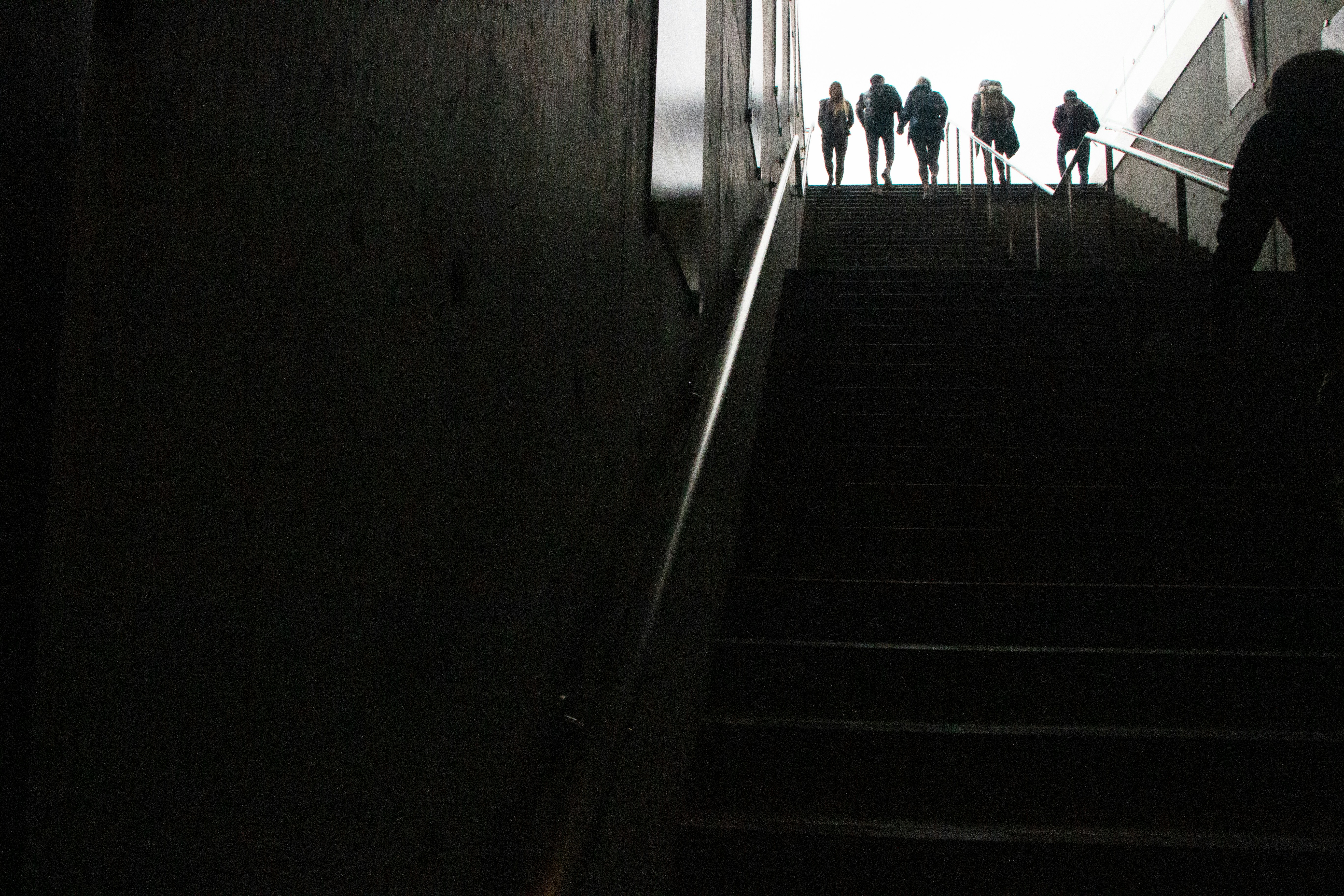 People walking on stairs during daytime photo – Free Storm Image on ...