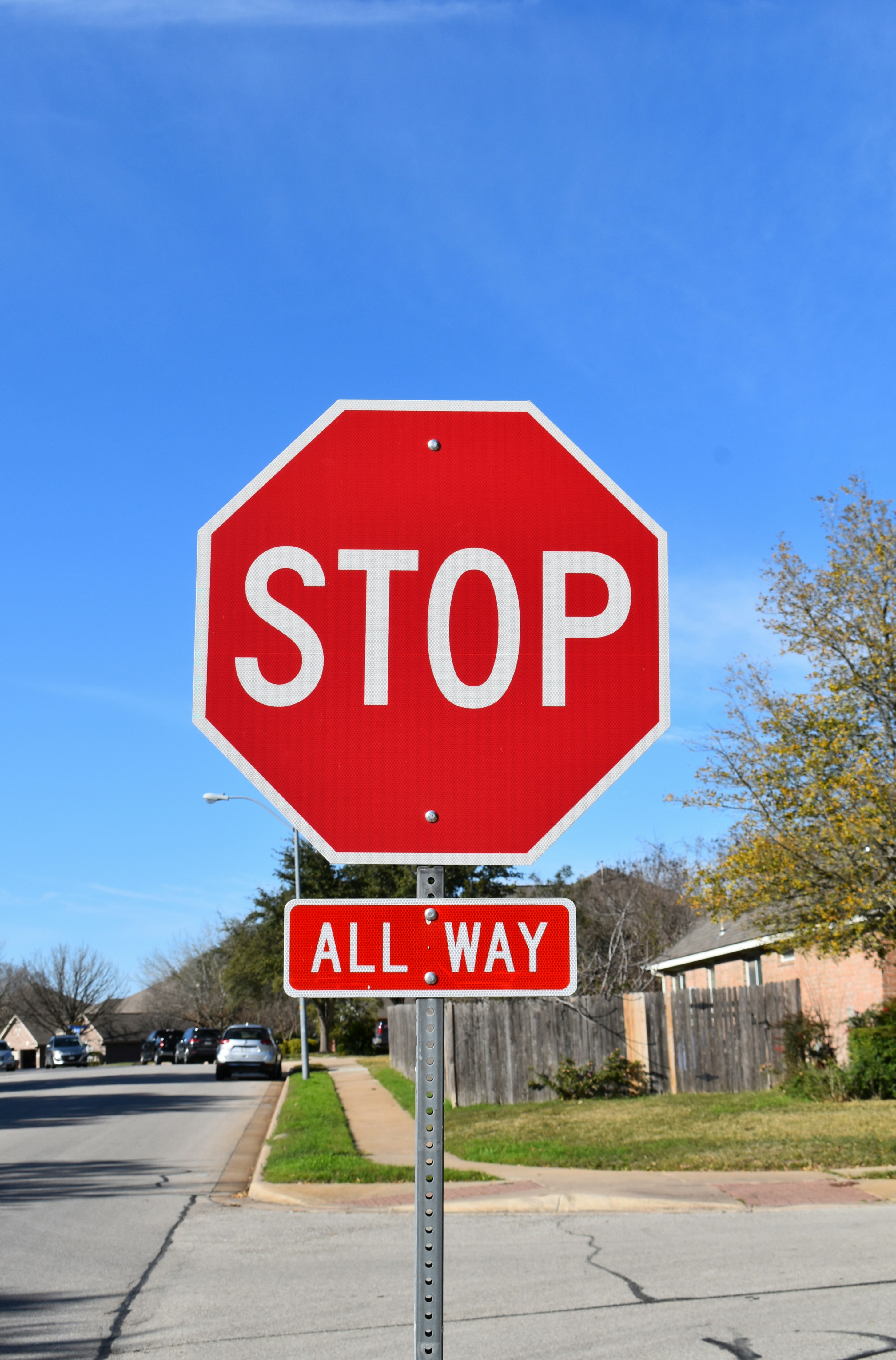 Red stop road sign under blue sky during daytime photo – Free Road sign ...