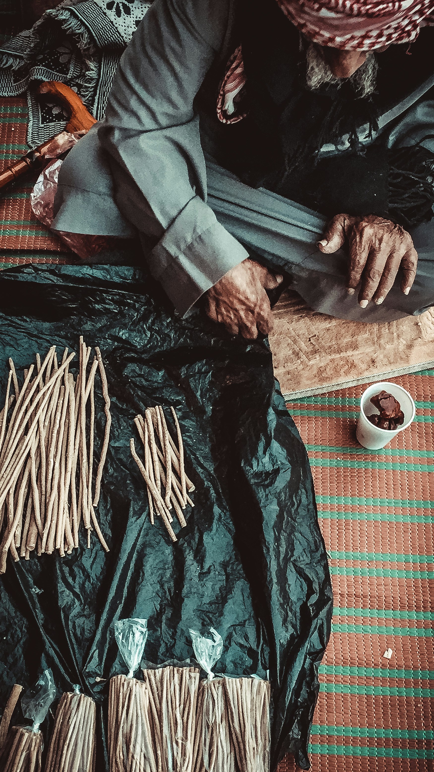 Weaving Firelight: Hands at Work During a Quiet Craft