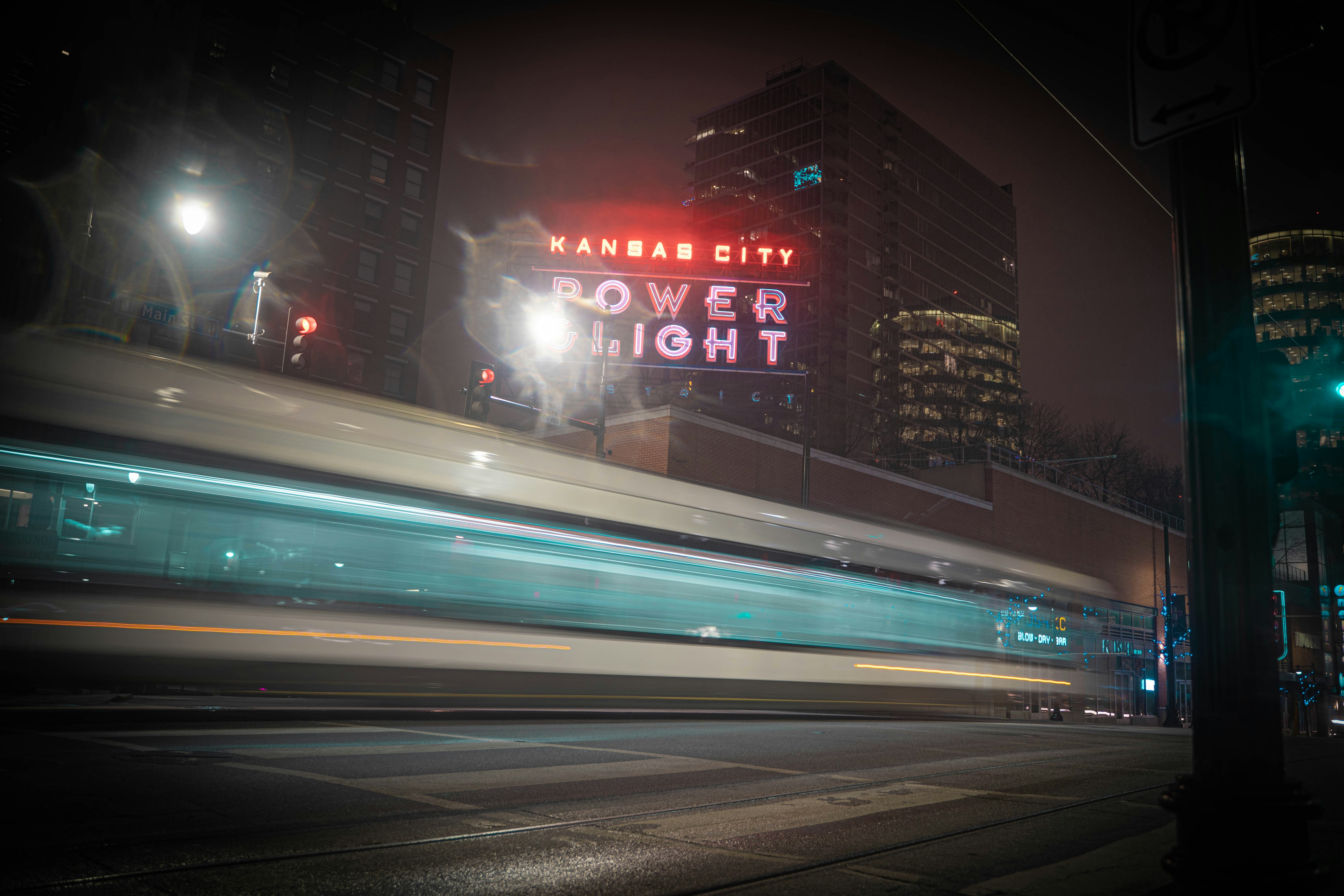 Union Station celebrating the Kansas City Chiefs