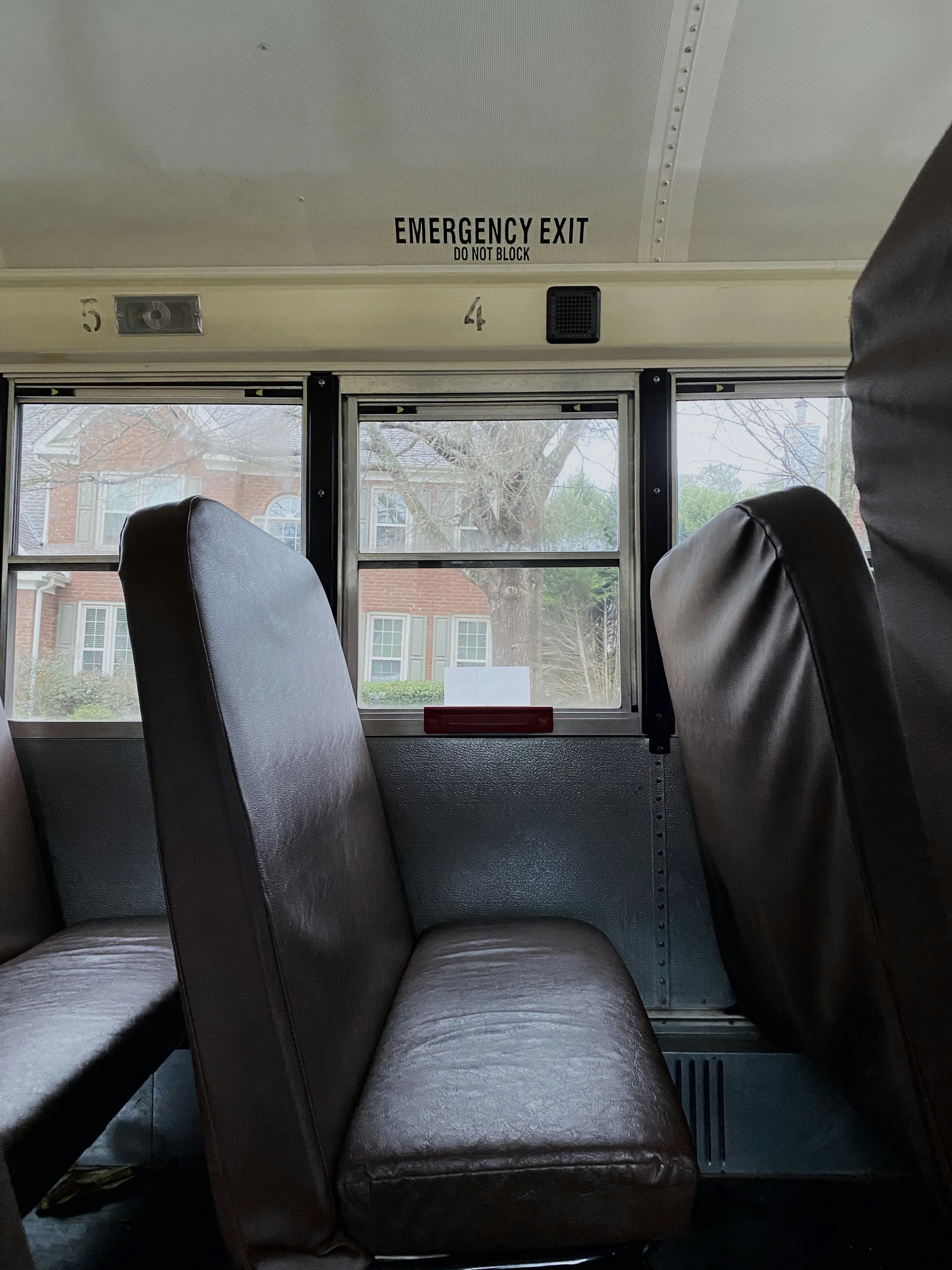 School Bus Seat Back