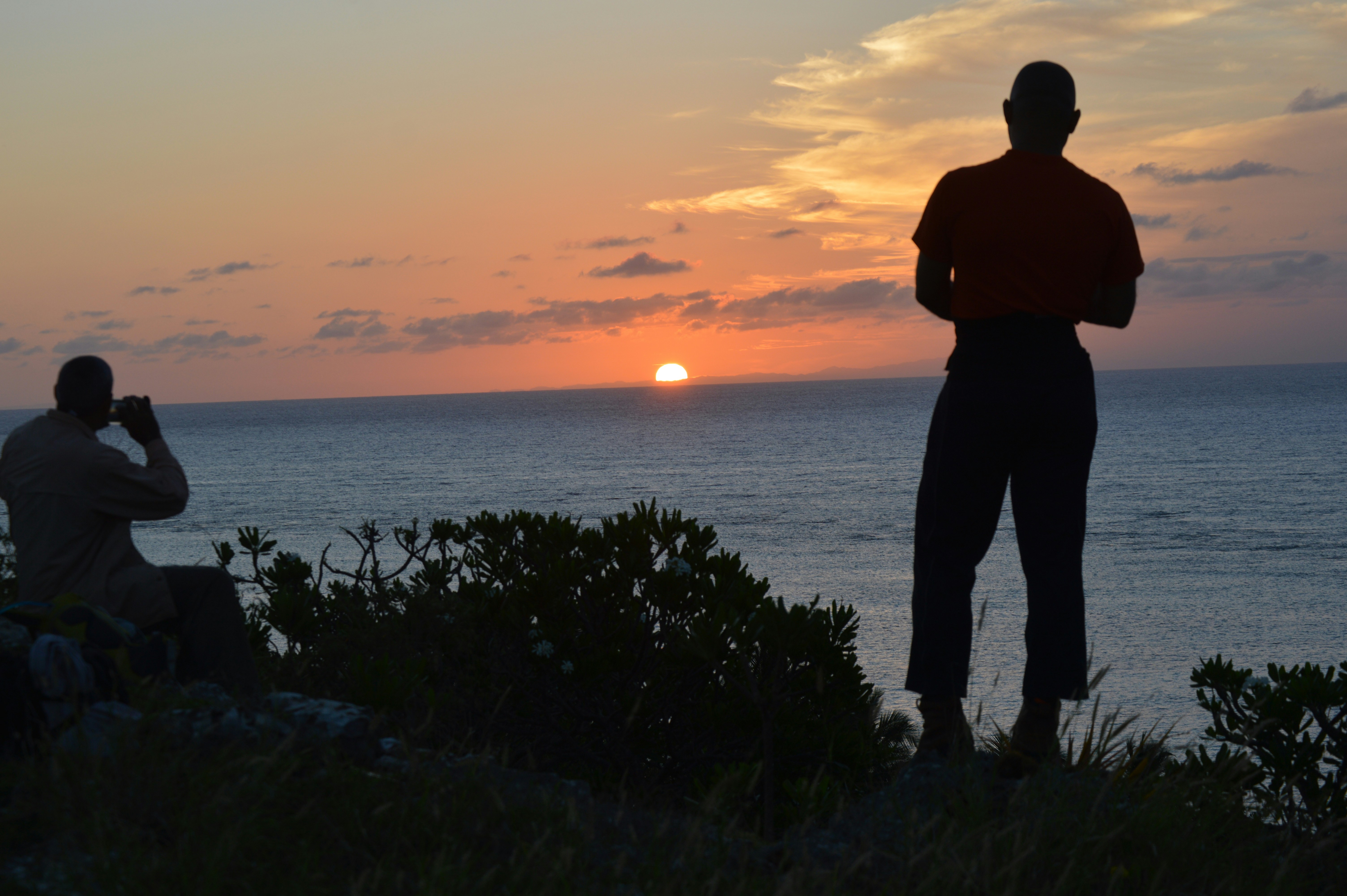 Horizon Ember: Silhouettes at the Edge of Sunset
