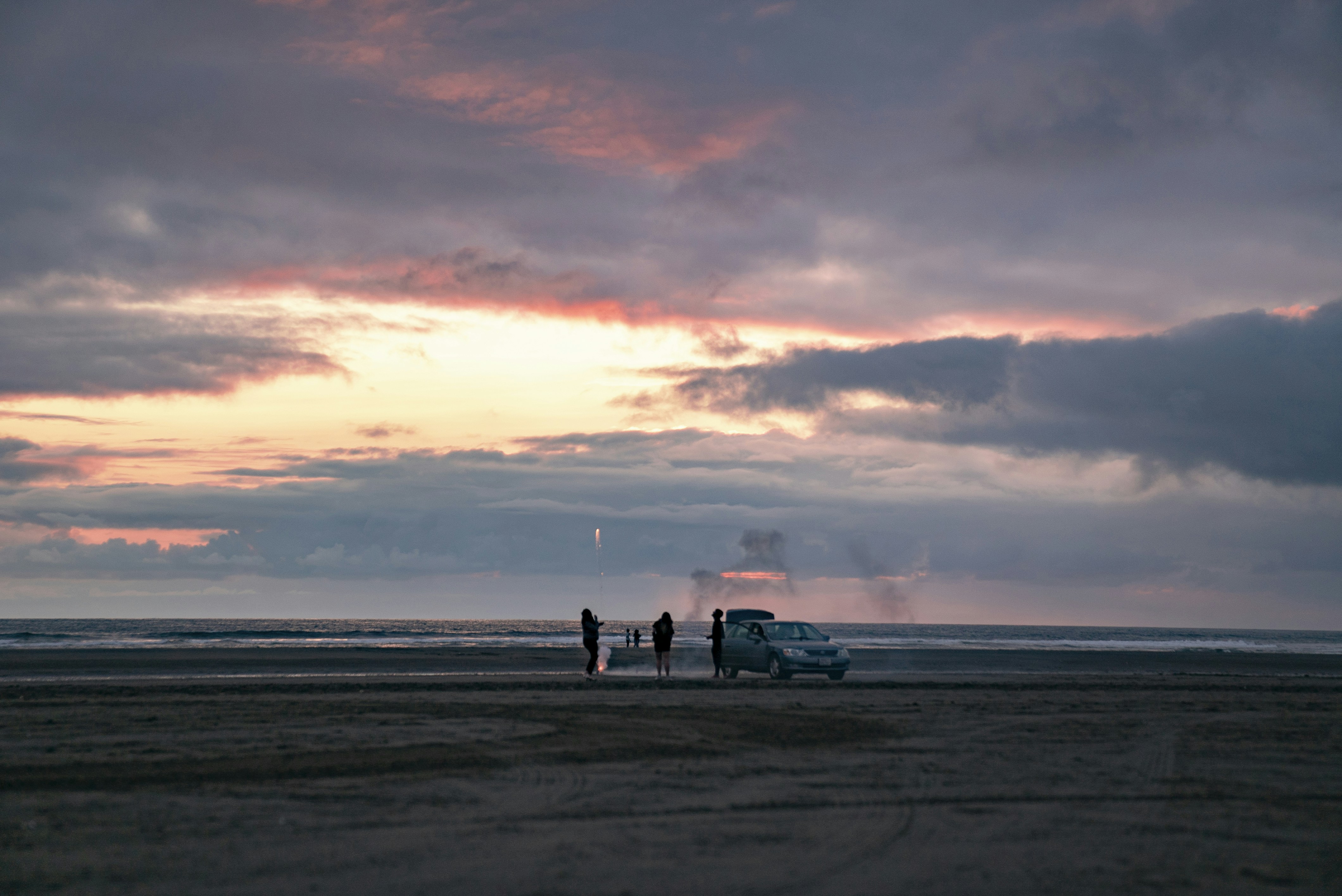 Twilight Rendezvous on a Quiet Coastal Plain