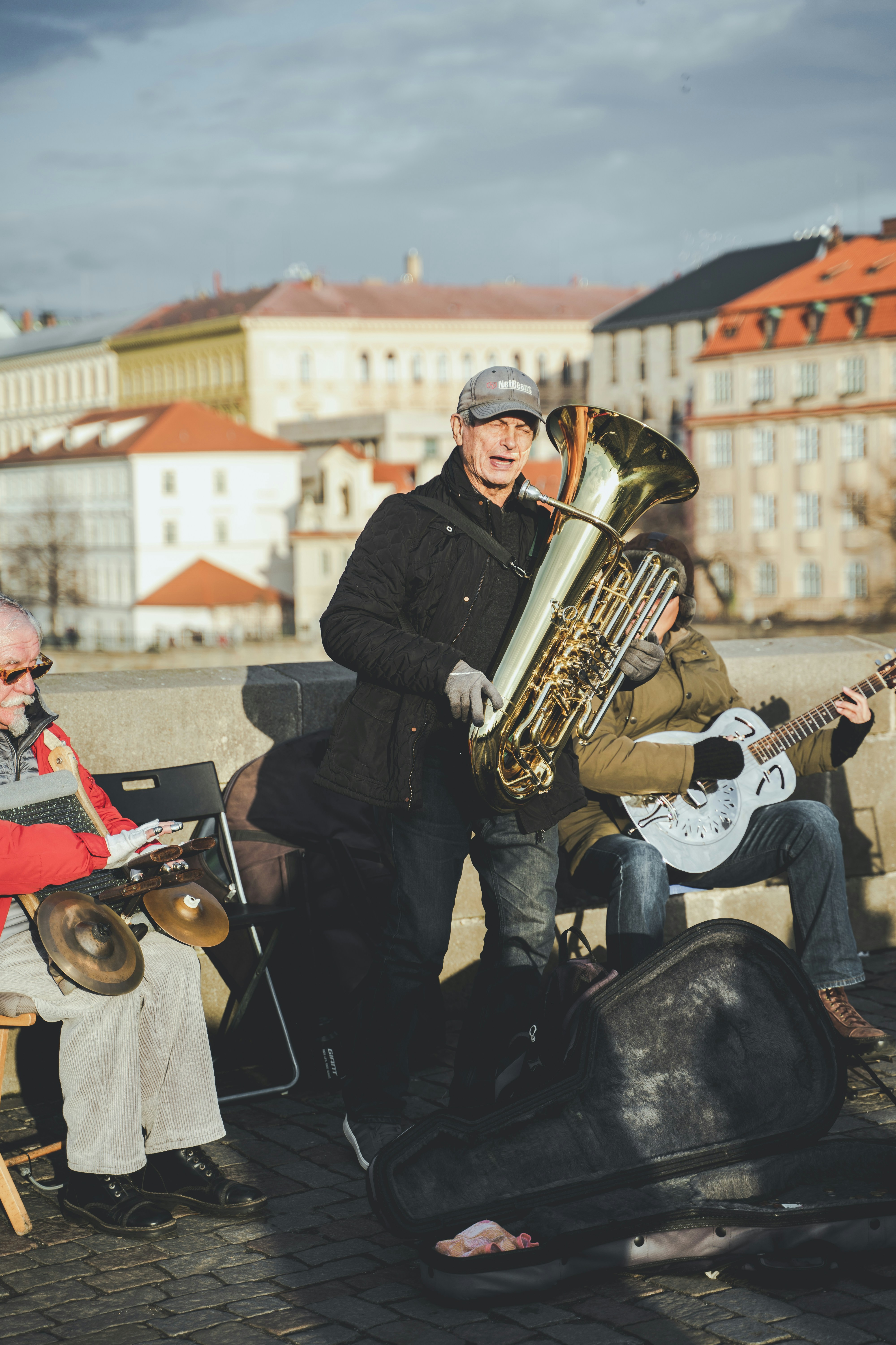 Man in black suit playing brass saxophone photo – Free Human Image on ...