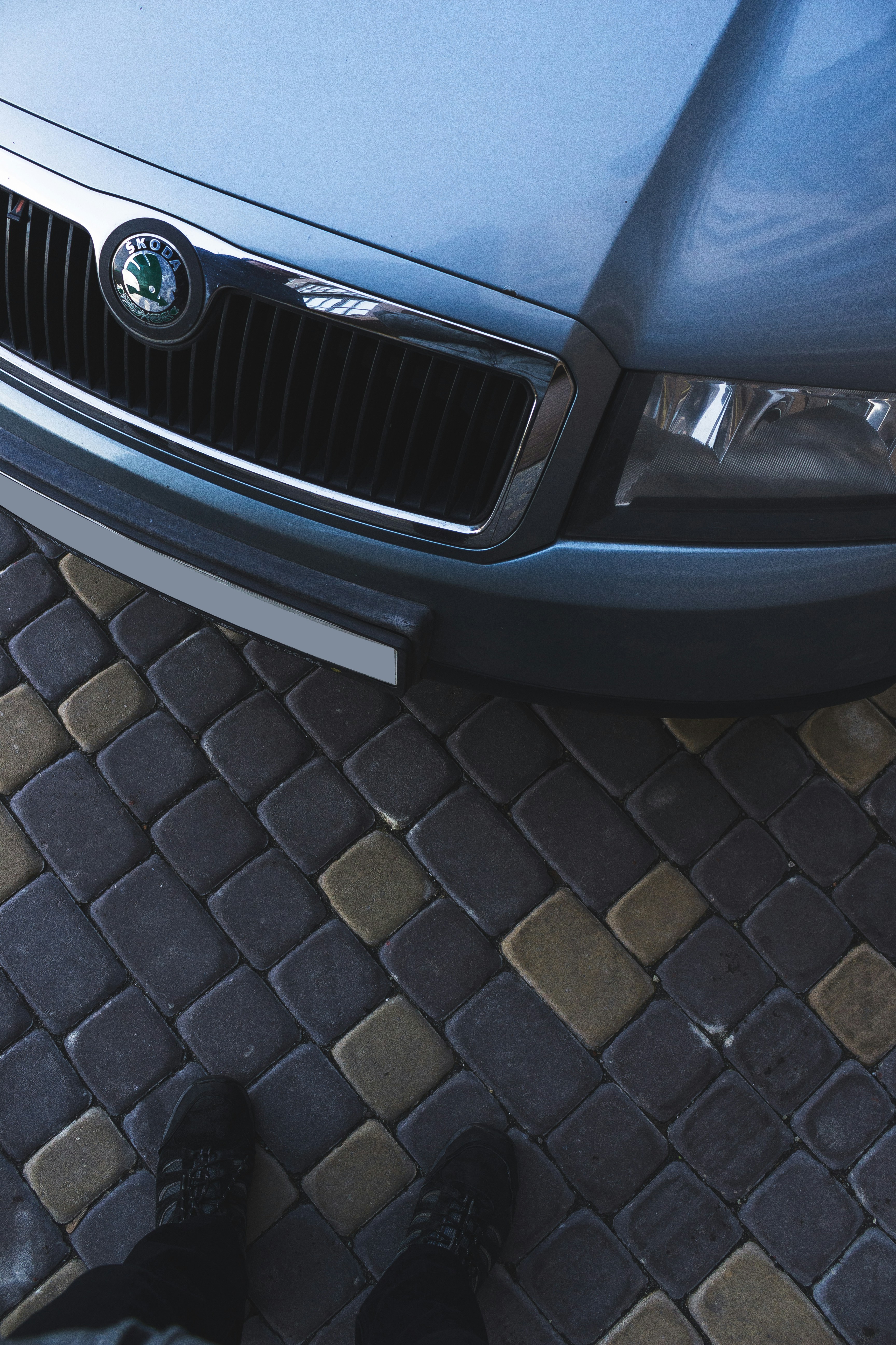 Blue Skies and Grille: A Skoda View from Ground Level