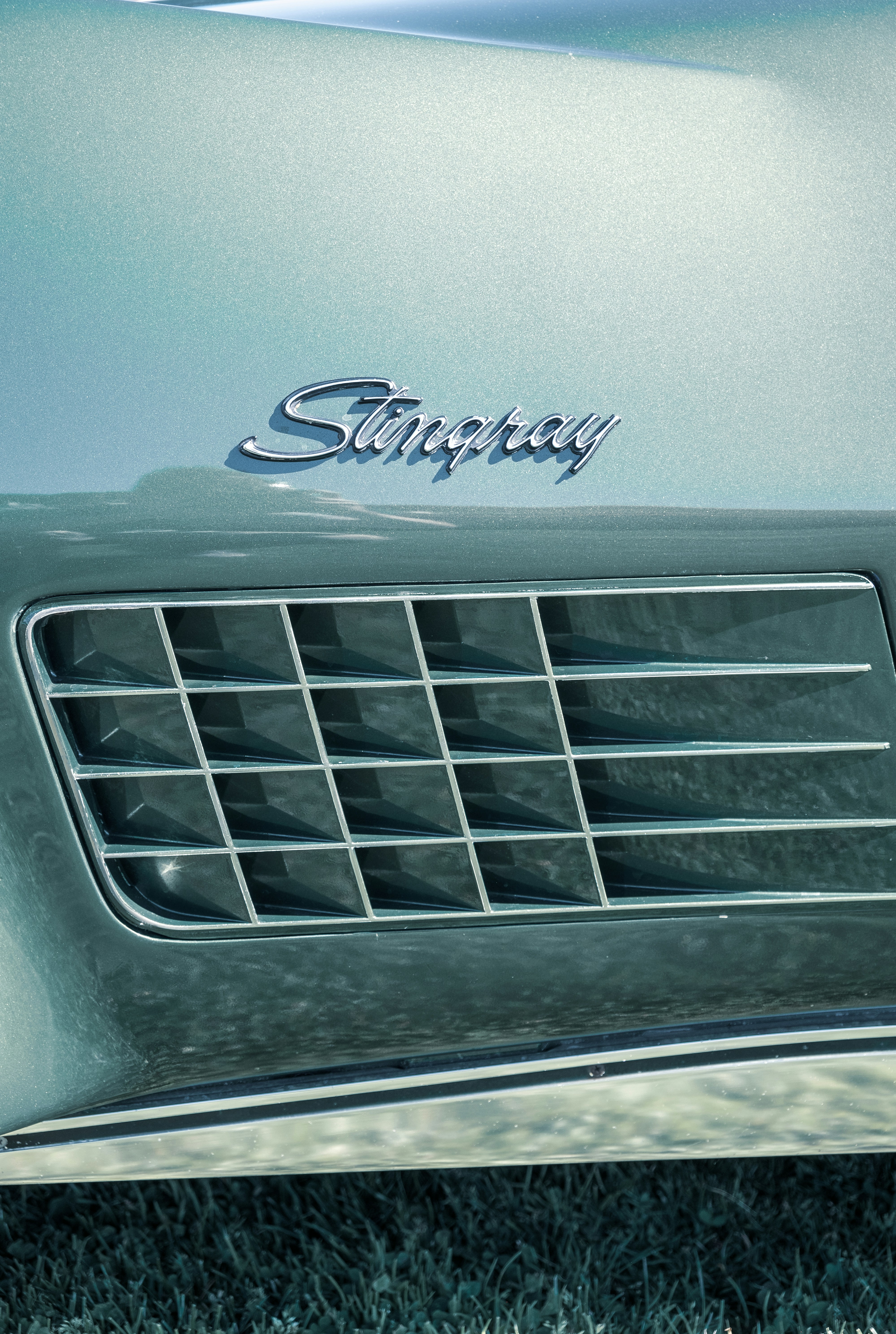 Chrome Script: The Simpler Grille of a Classic Stingray
