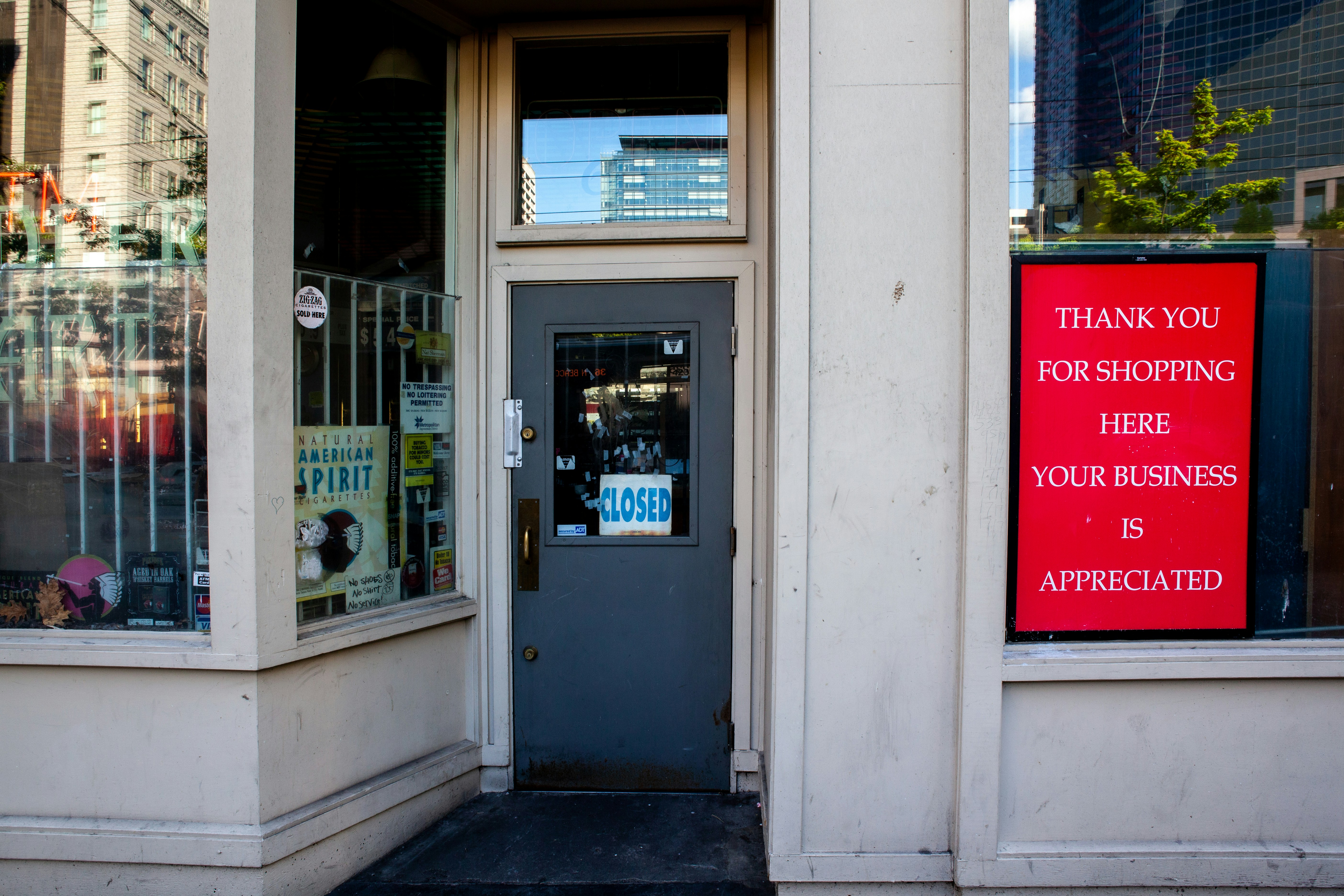 Red and white store front photo – Free Covid Image on Unsplash