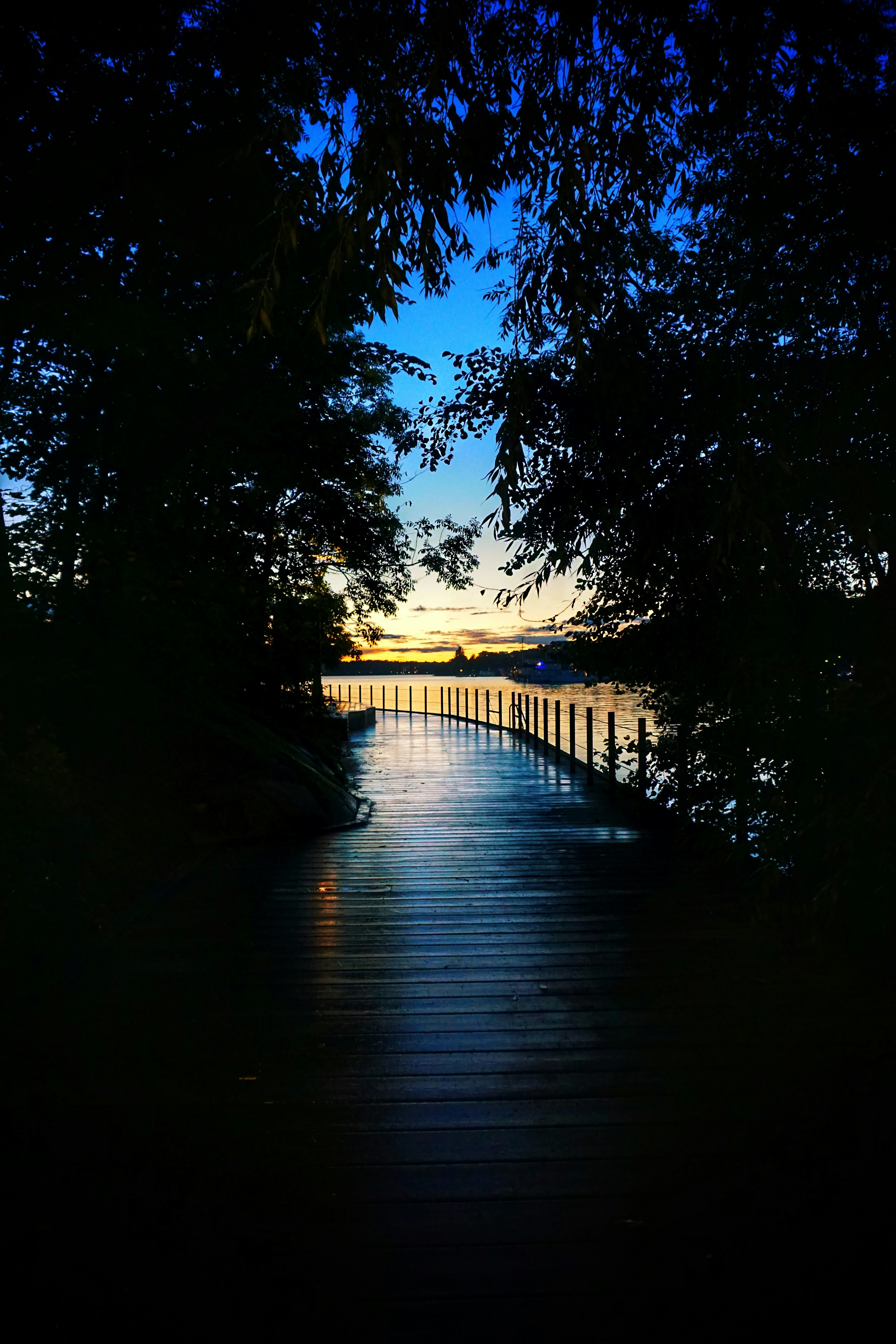 Evening glow.