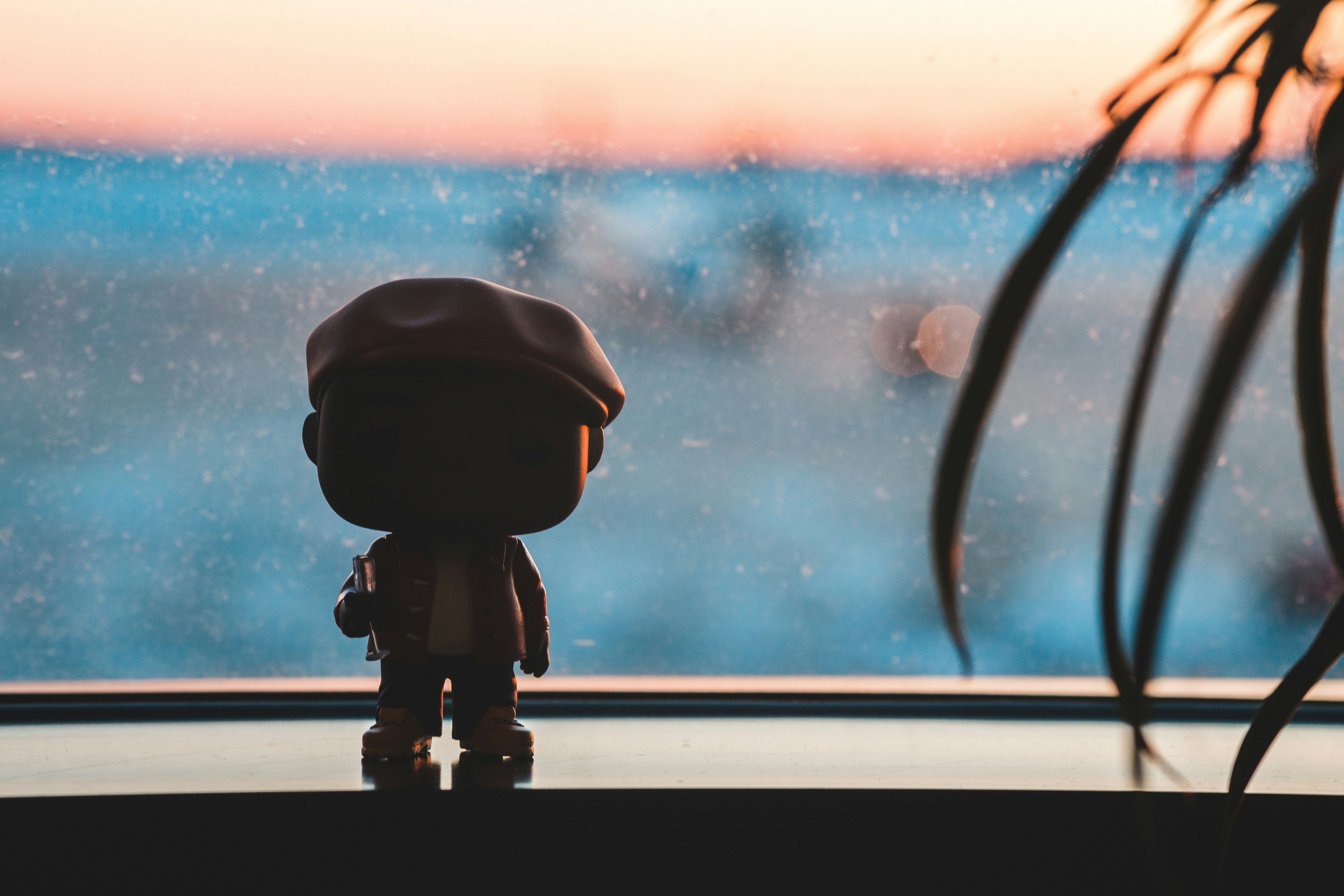 Tiny Explorer Between Window and Sunset