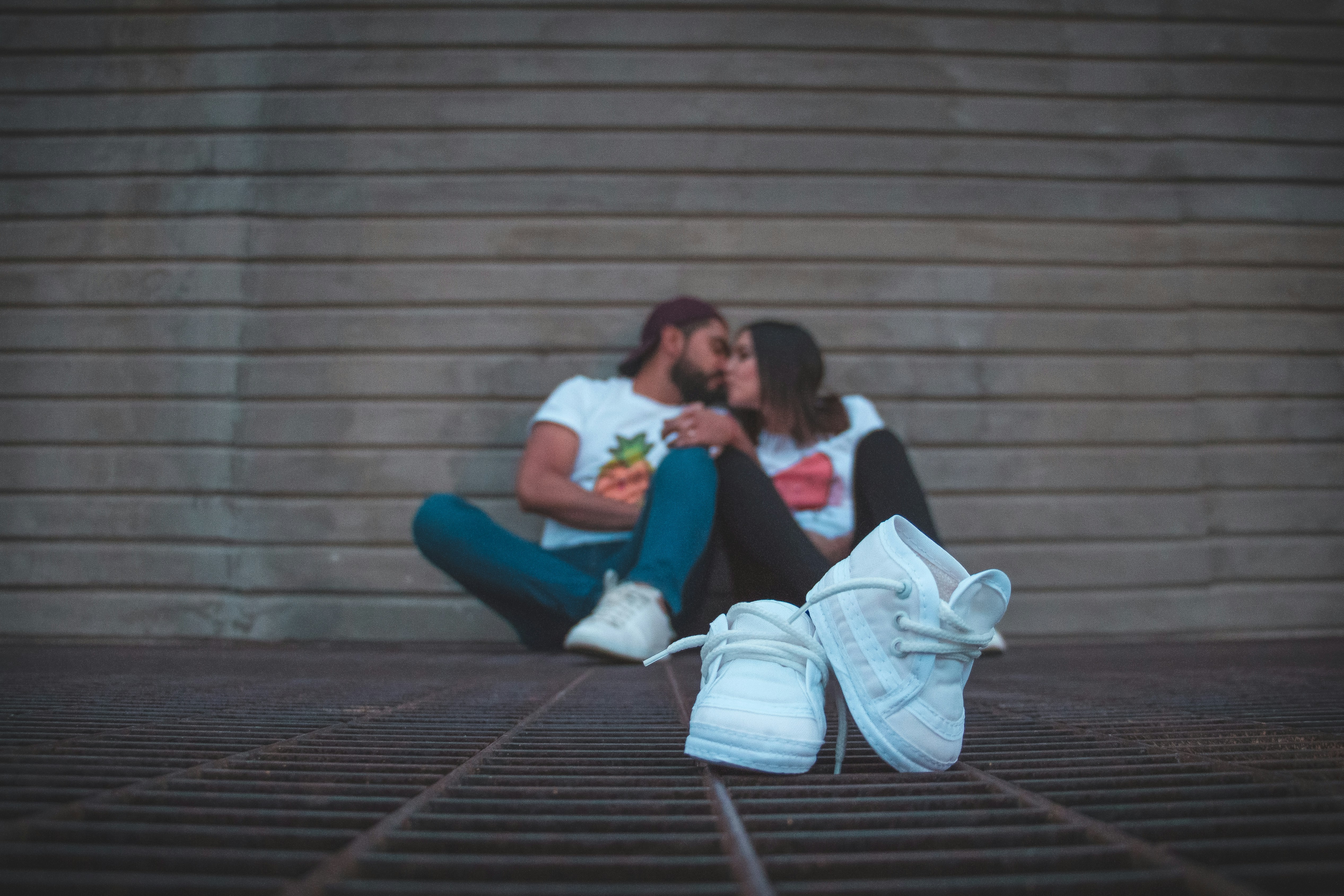 Sole Focus: Sneakers Ground the Moment While Lovers Blur Behind