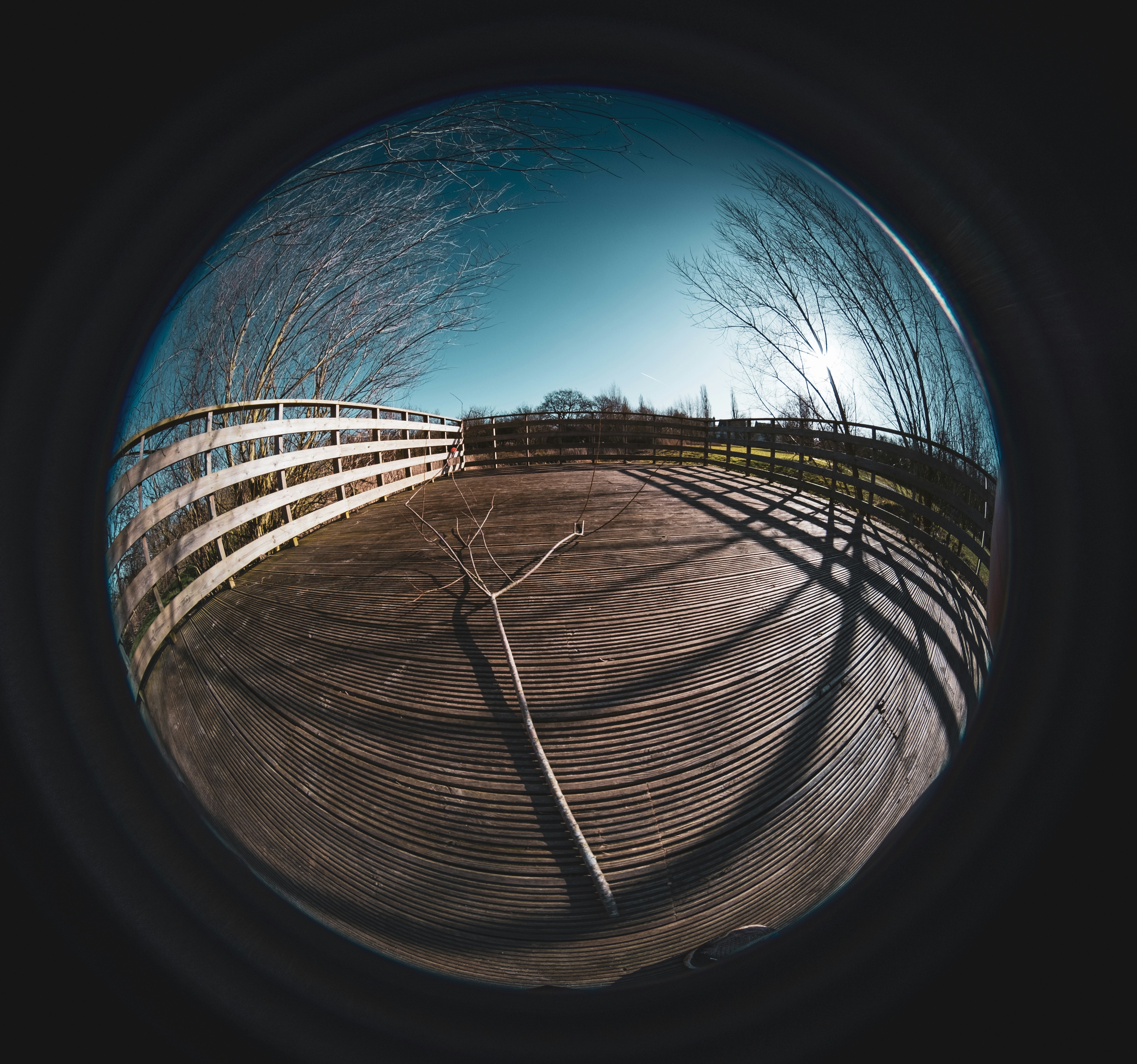 Brown wooden fence under blue sky during daytime photo – Free Roding ...