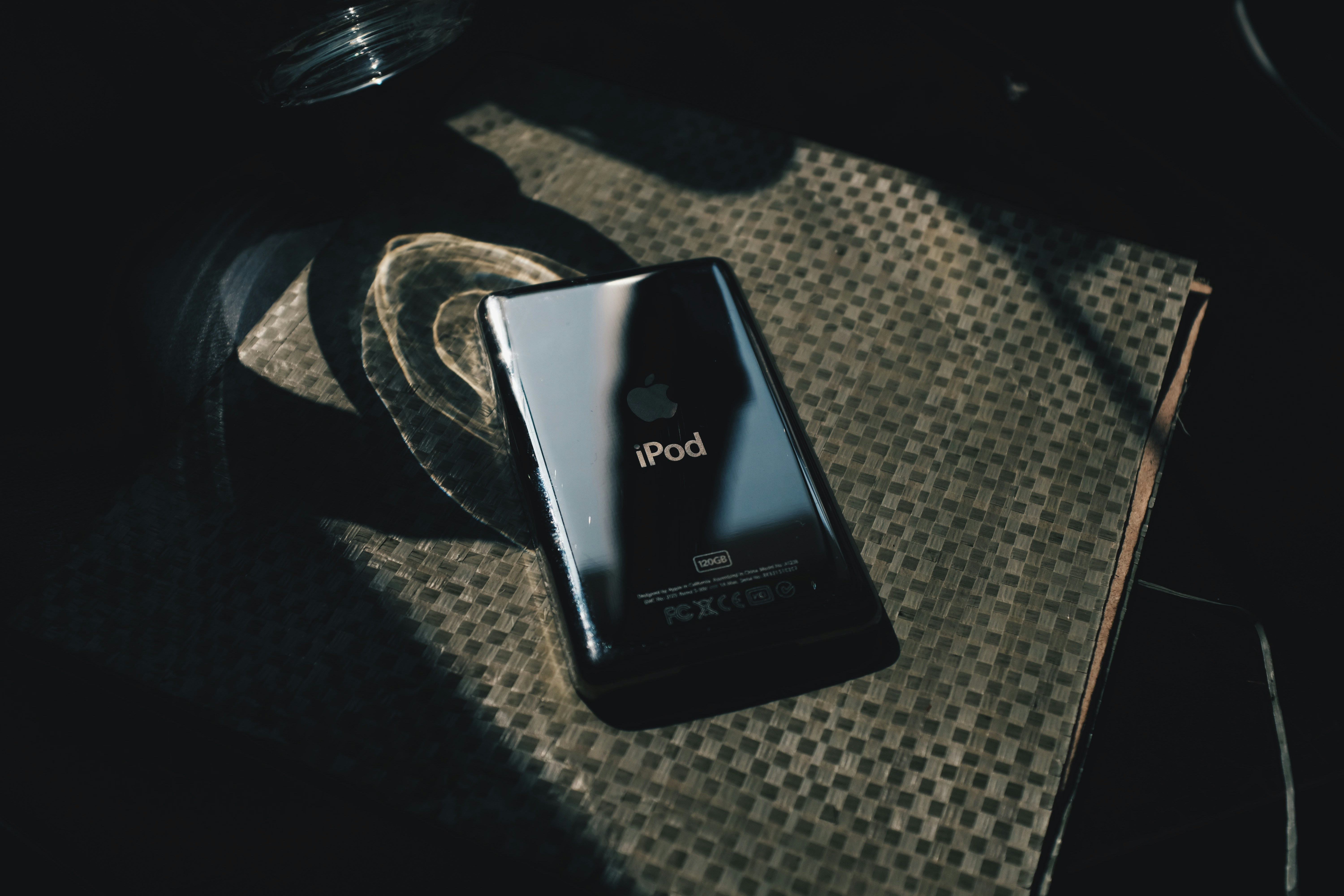 black and silver rectangular device
