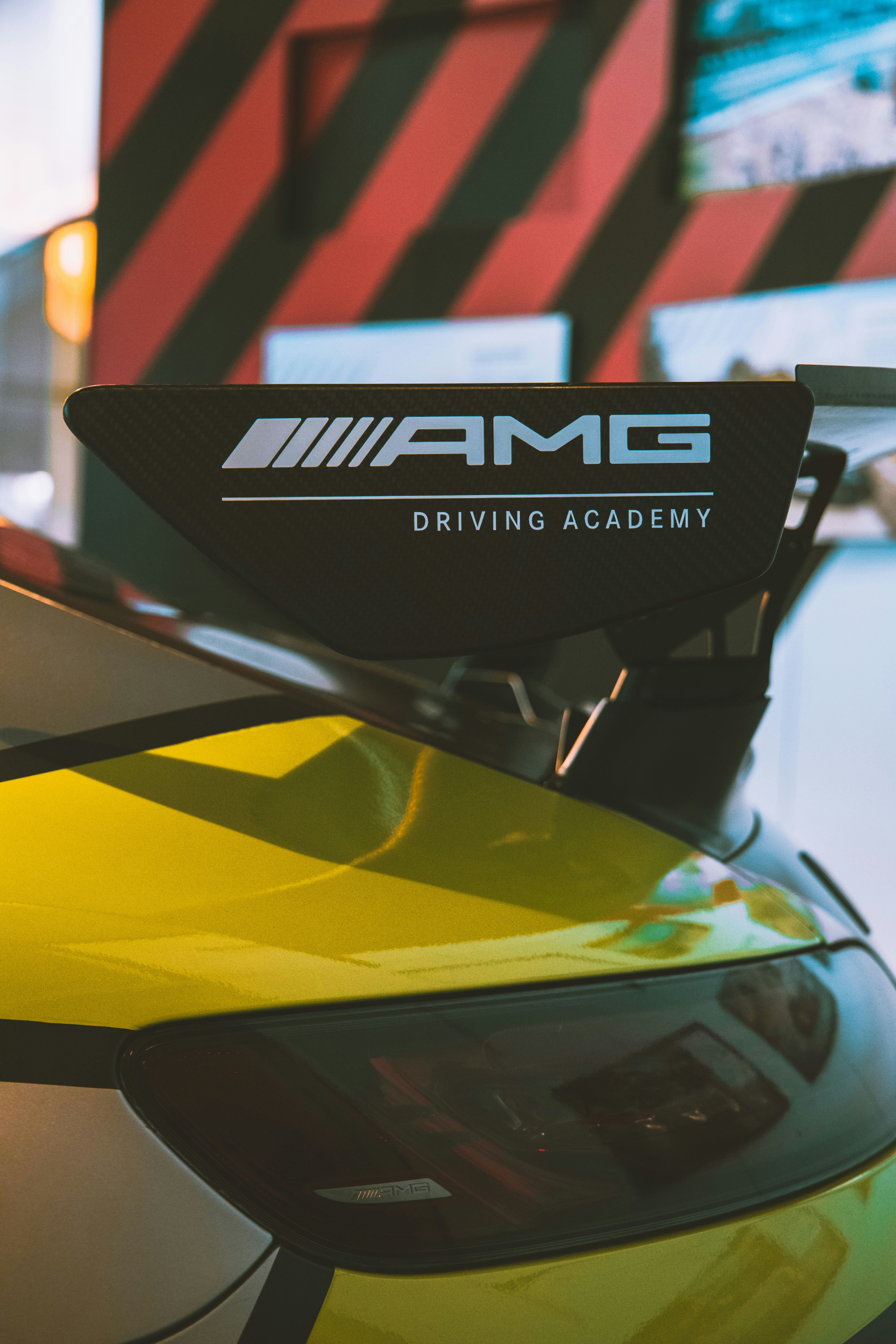 Yellow and black car in front of UNK photo – Free Stuttgart Image on ...