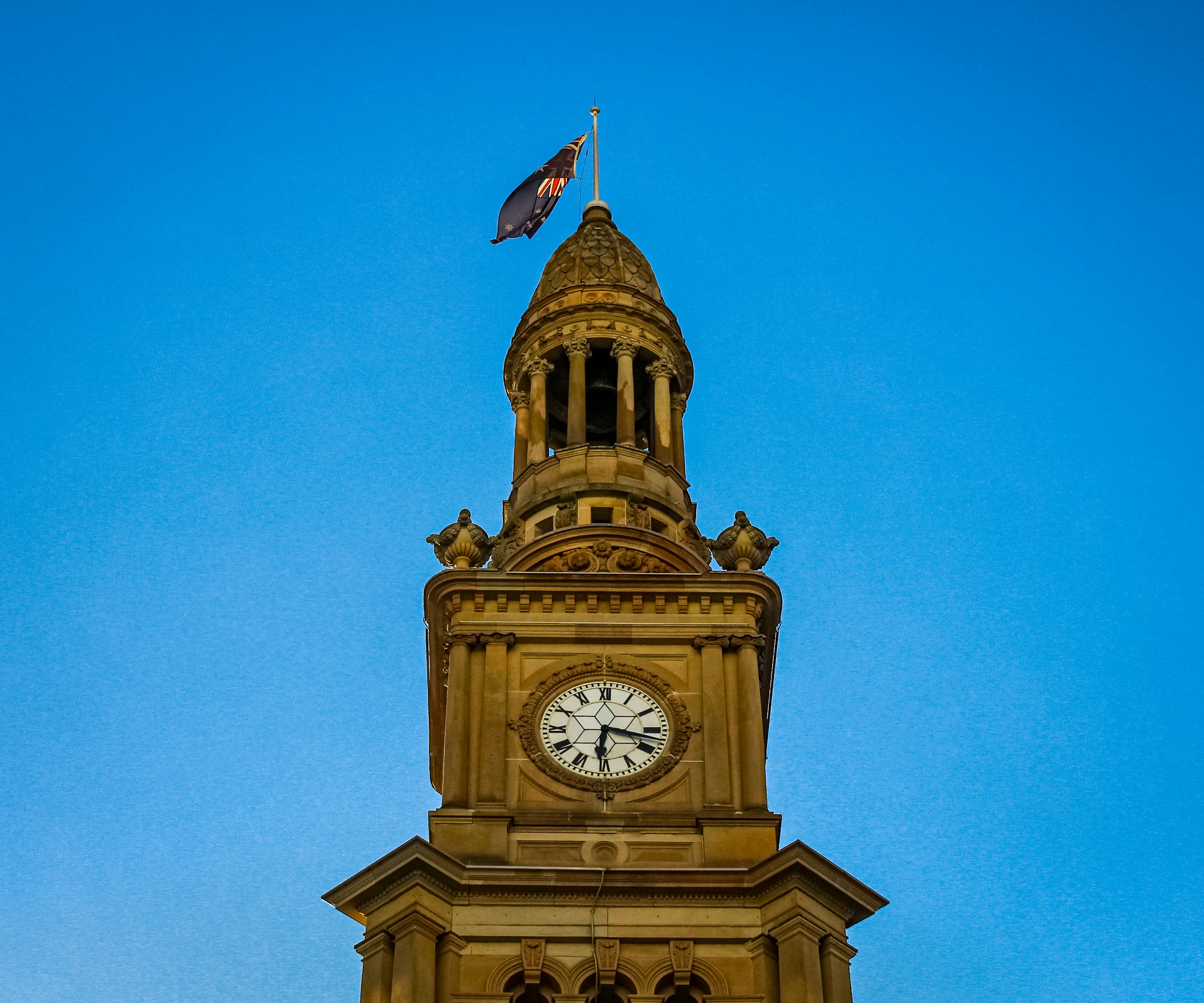 Brown and white clock tower photo – Free Town hall Image on Unsplash