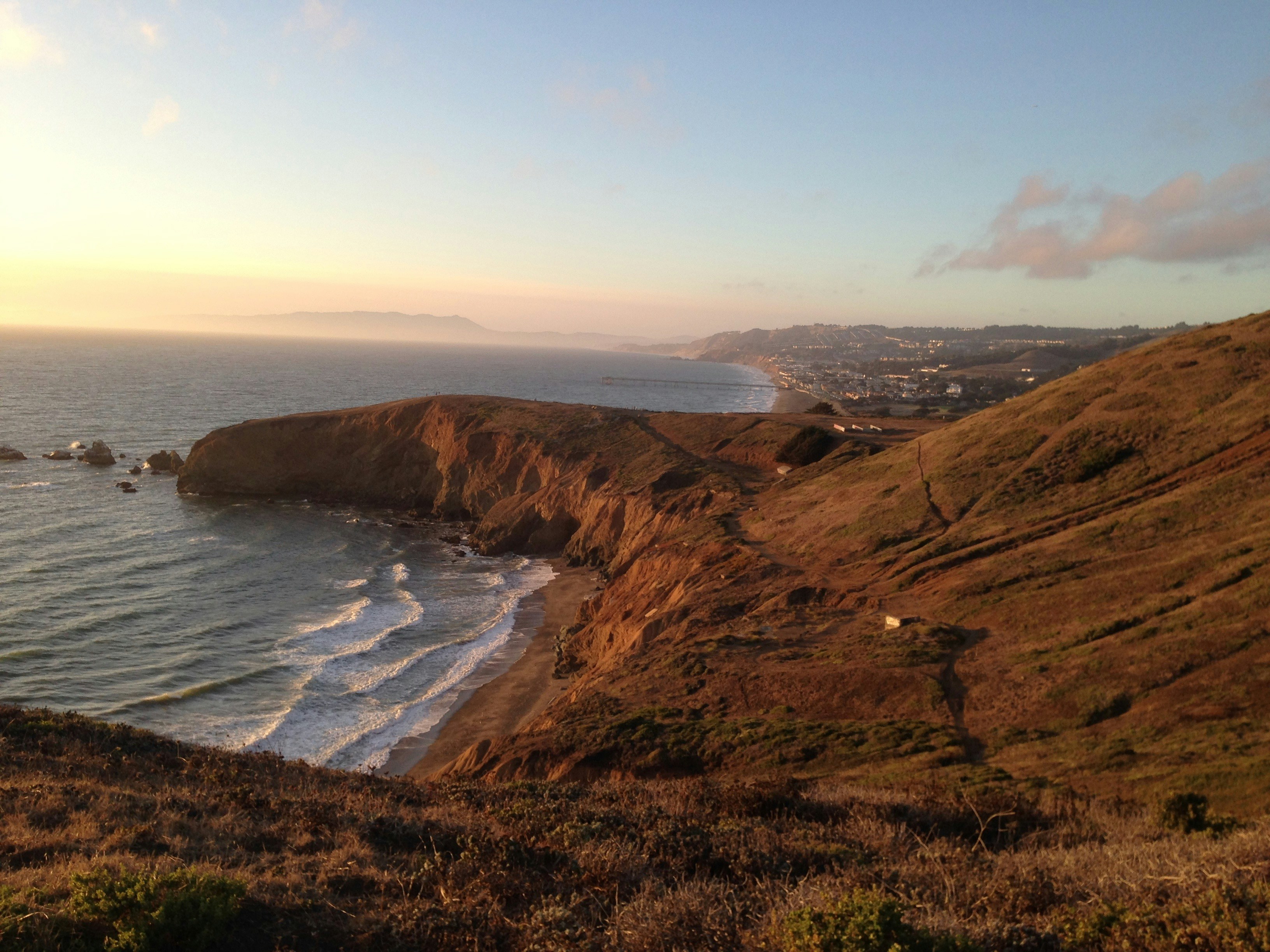 Golden Coastline at Dusk