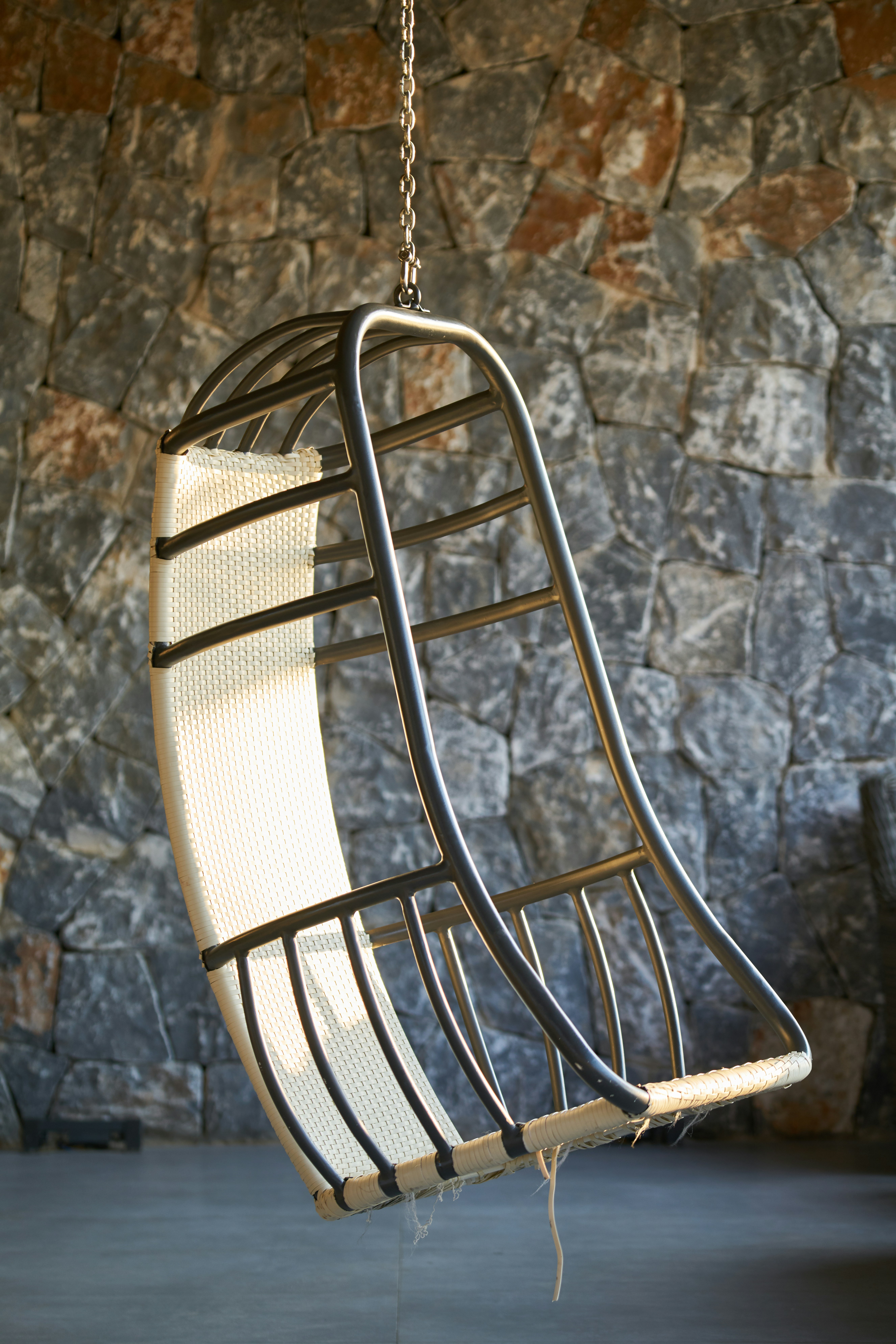 A beautiful design swing close up