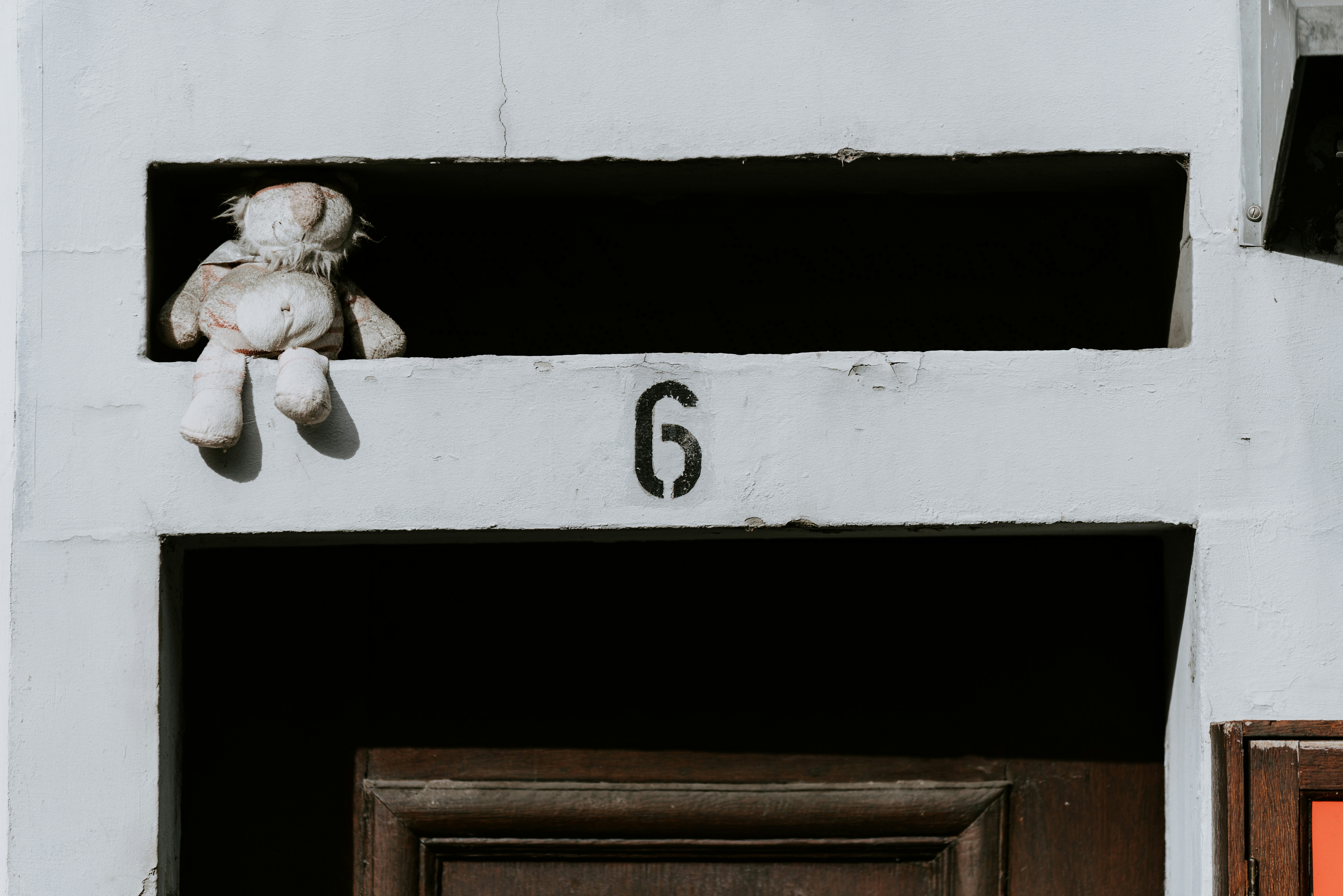 Number 6 Guarded by a Silent Plush