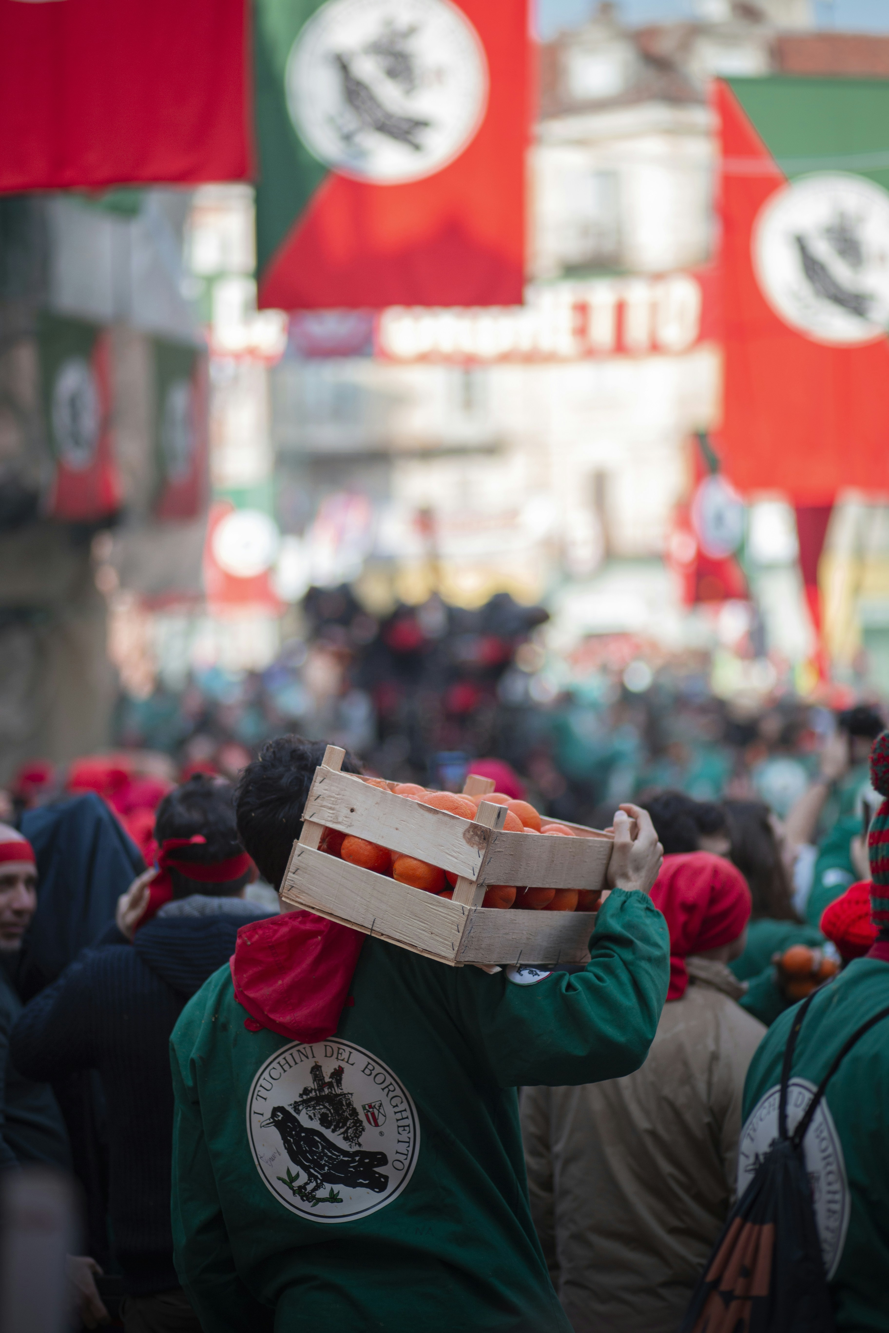 Crate-Shouldered Messenger in a Sea of Red Flags