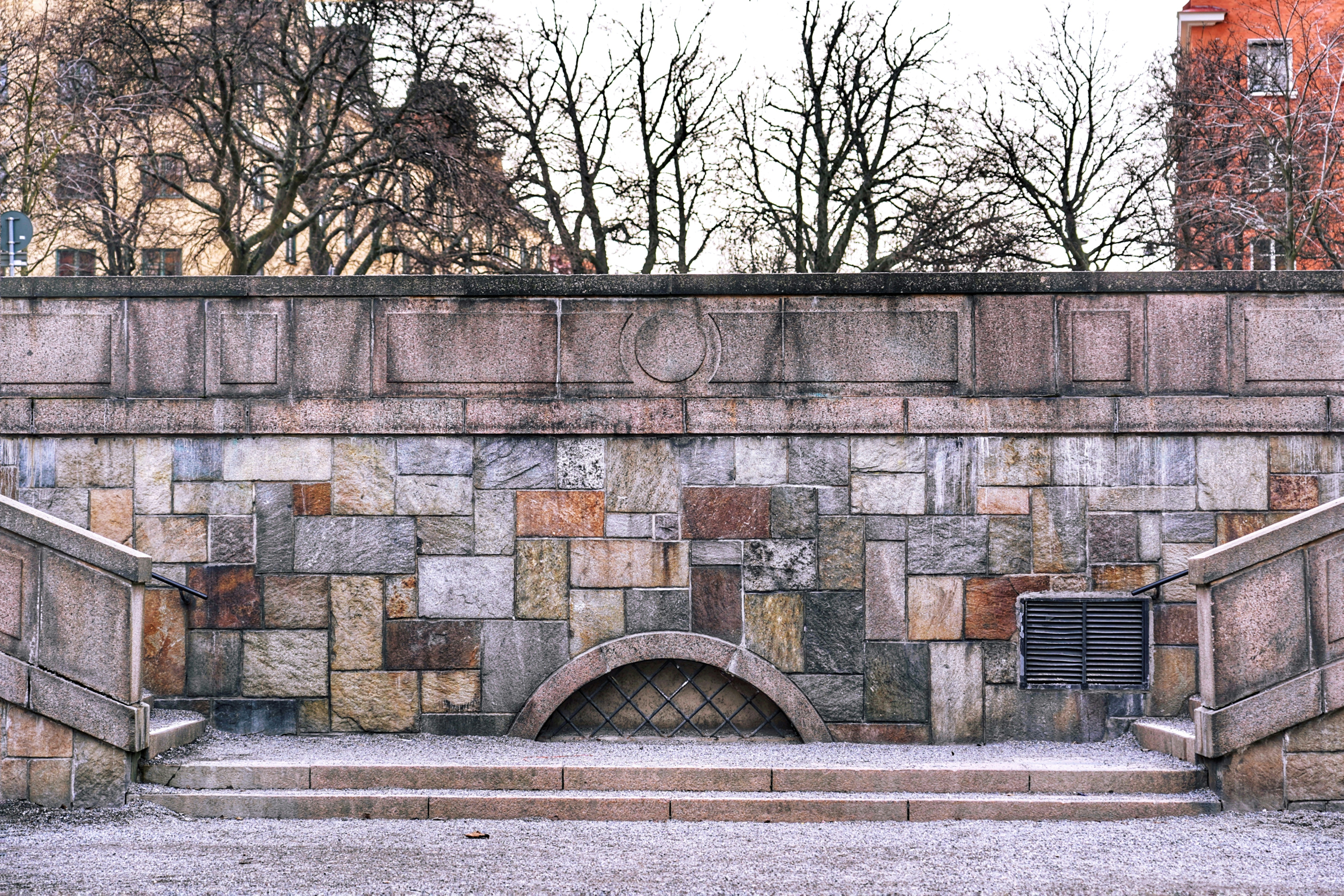 Stone steps.