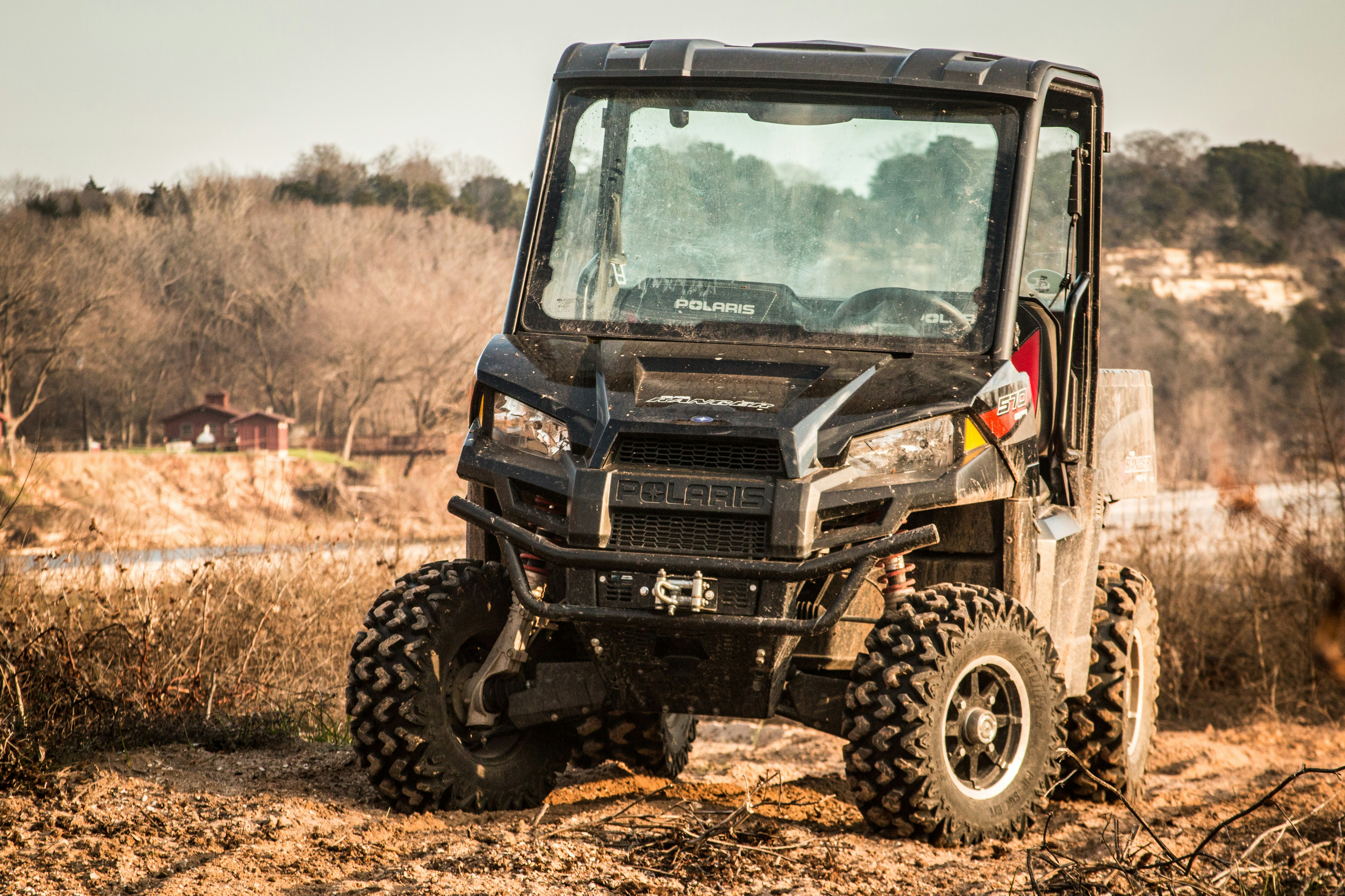 Black and yellow atv on brown field during daytime photo – Free Waco ...