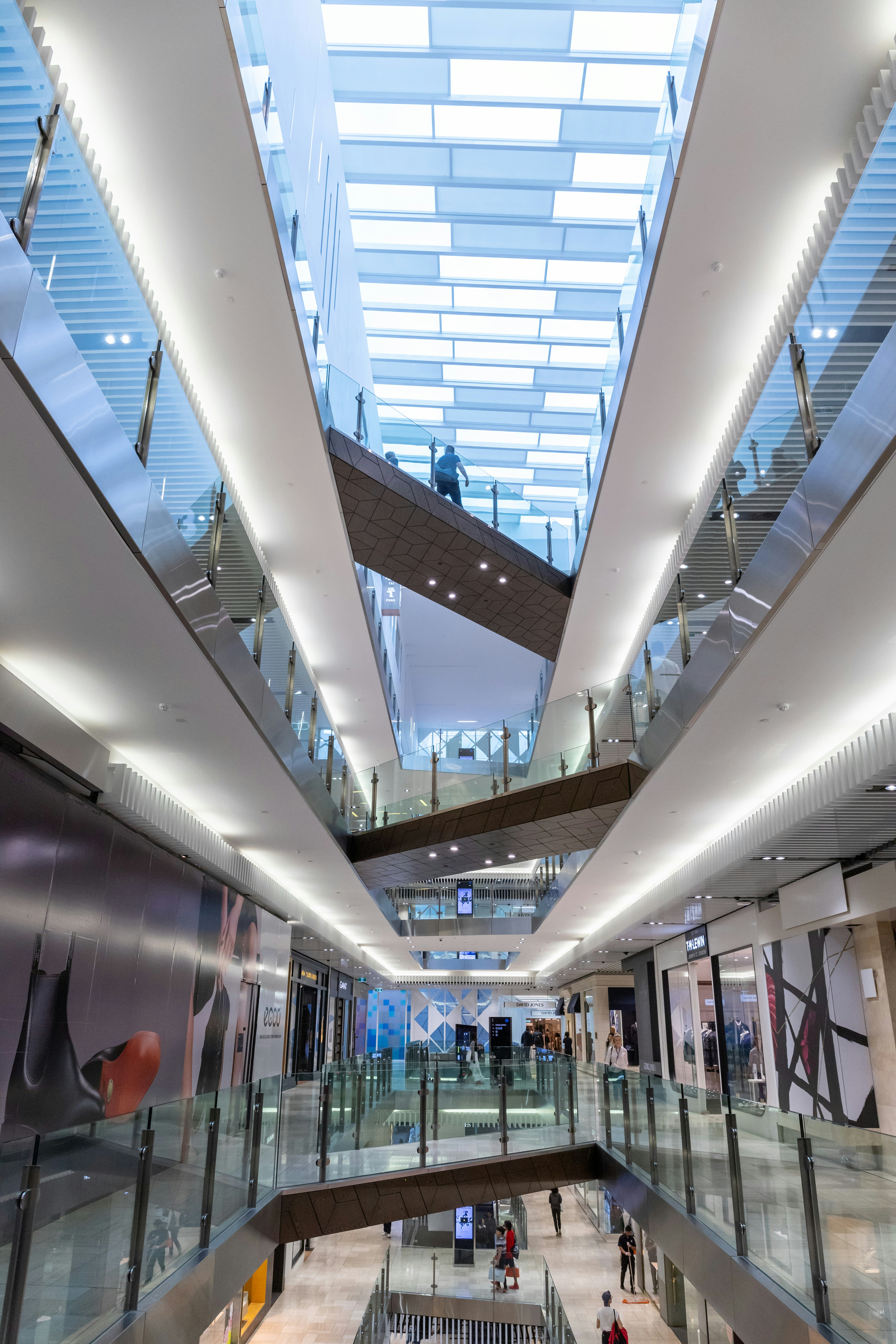 People walking inside building during daytime photo – Free Blue Image ...