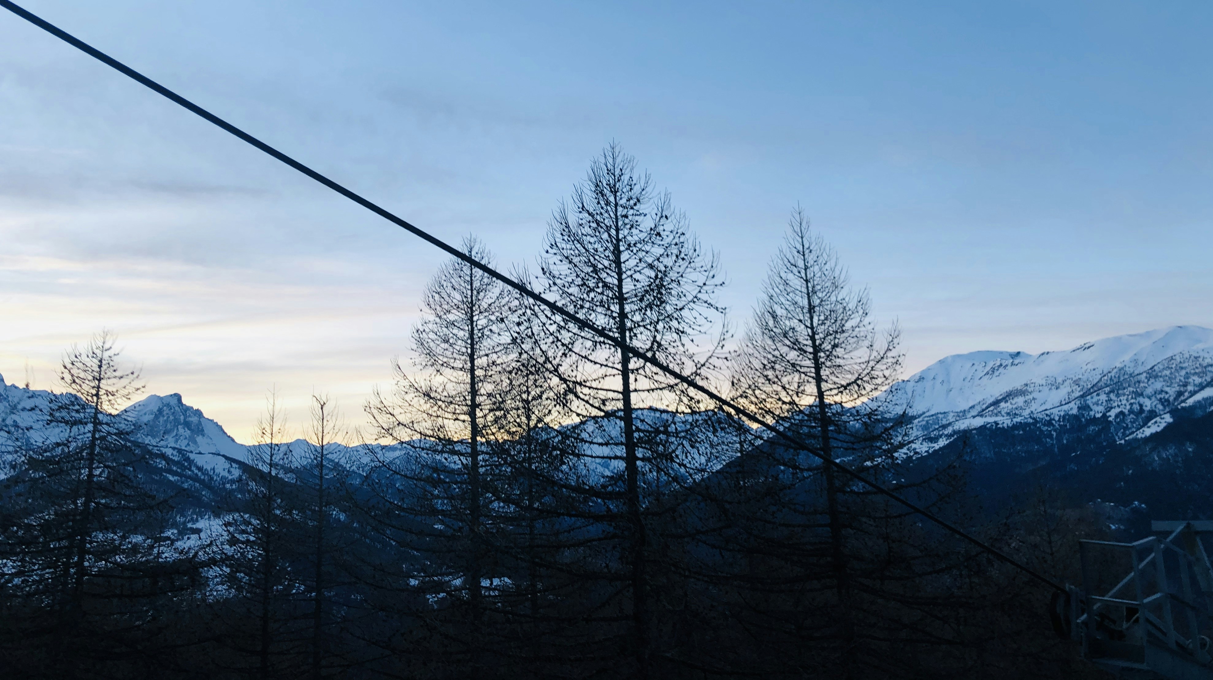 Blue Hour Ridge: Snow, Silence, and Crossing Wires