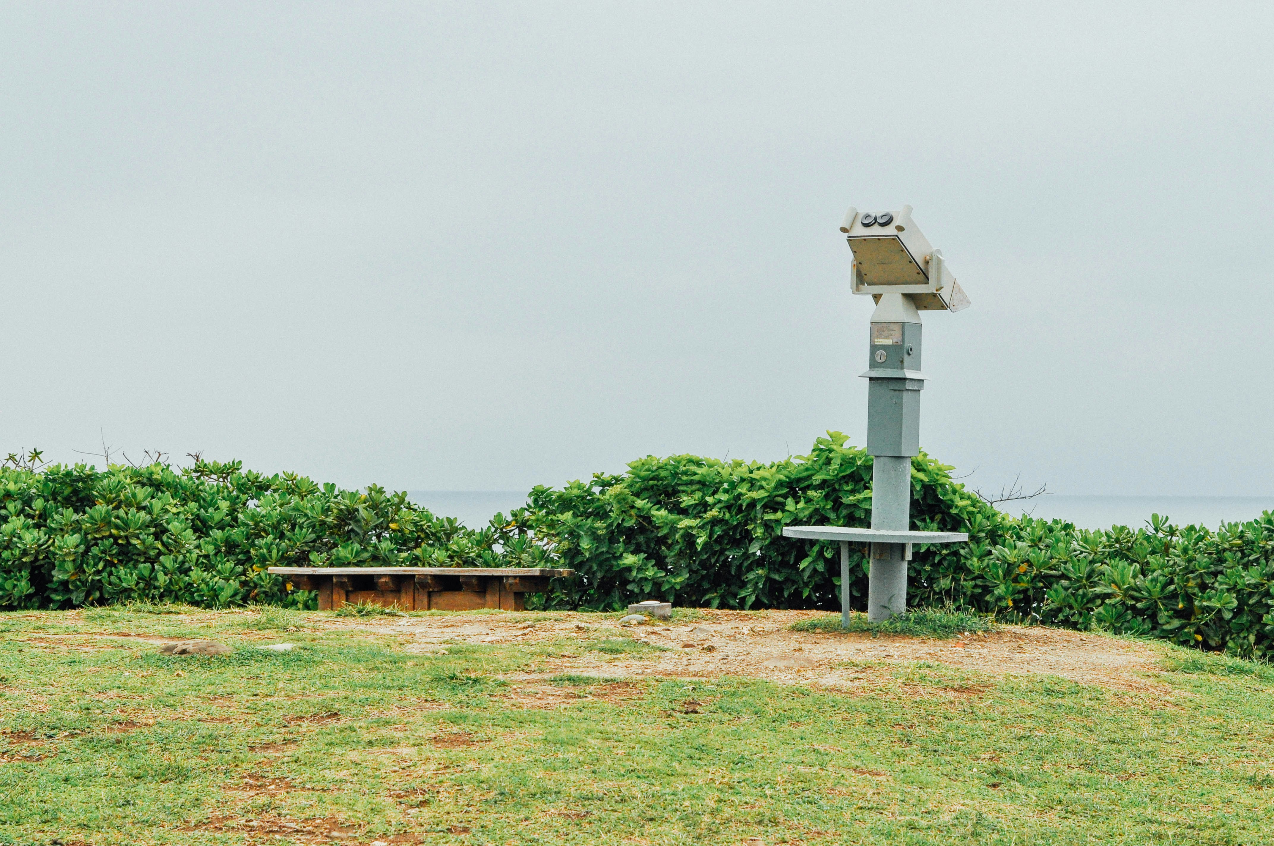 White and brown wooden signage on green grass field during daytime ...