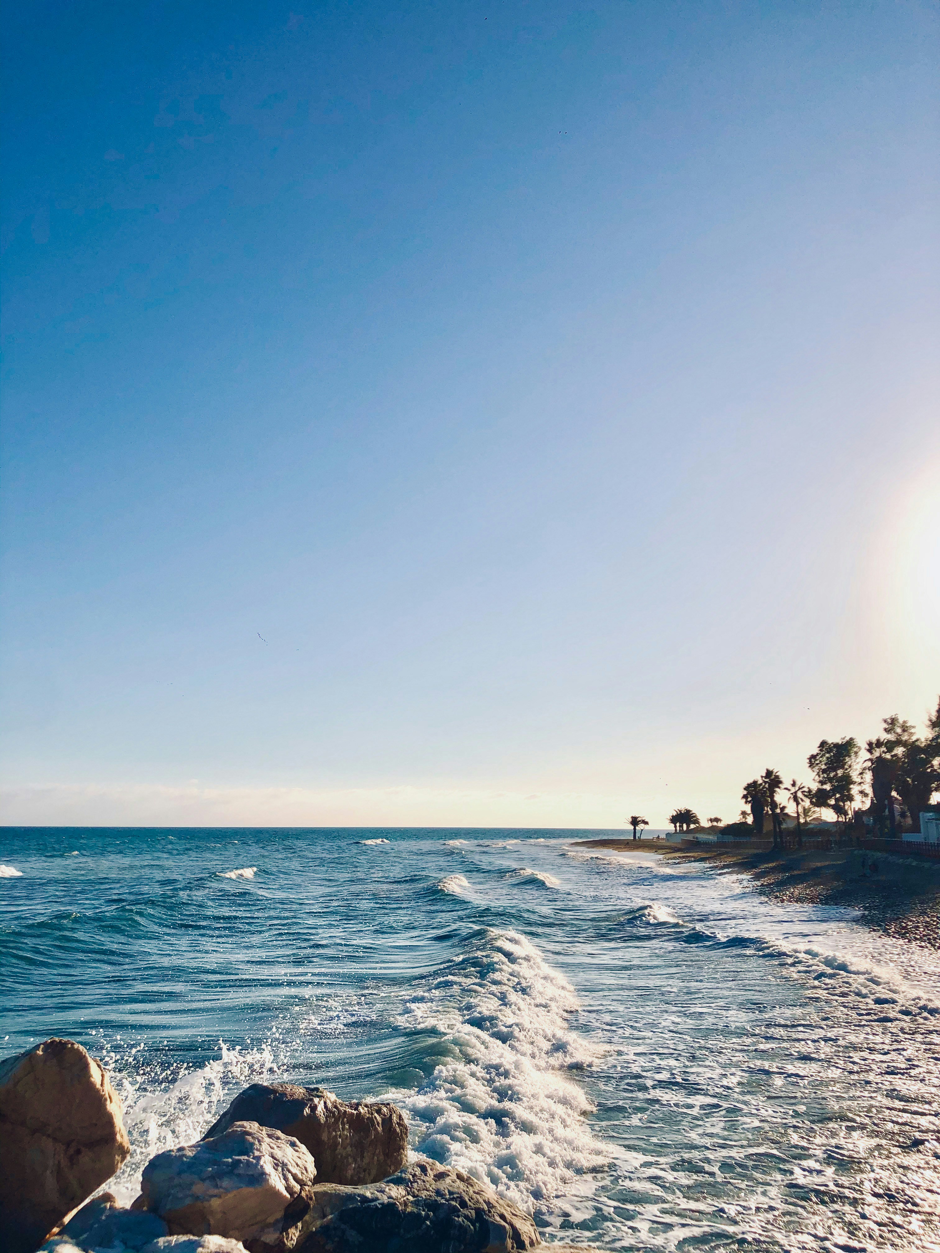 People on beach during daytime photo – Free Blue Image on Unsplash