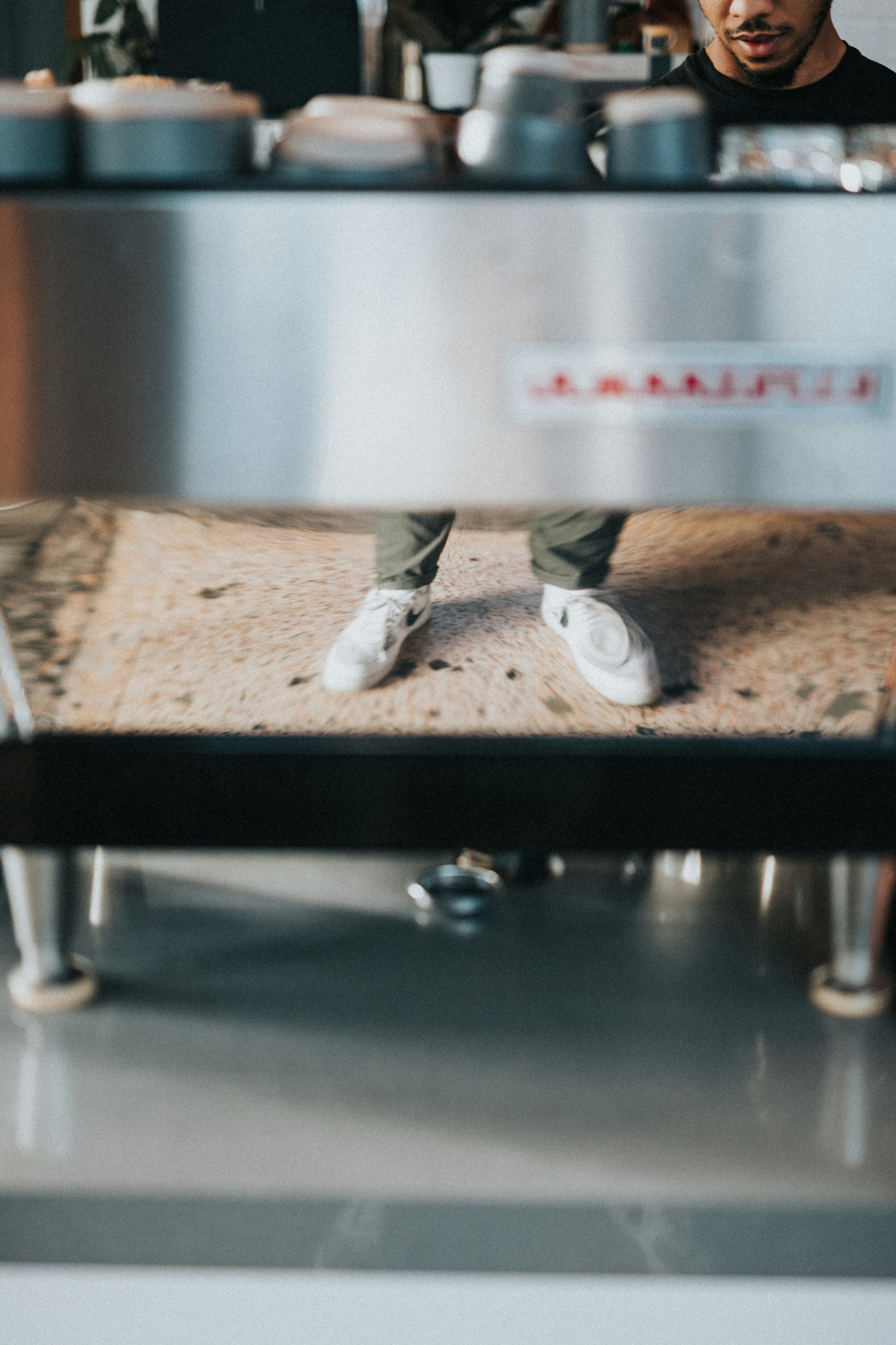 Under the Counter Café: Feet, Foam, and Focus