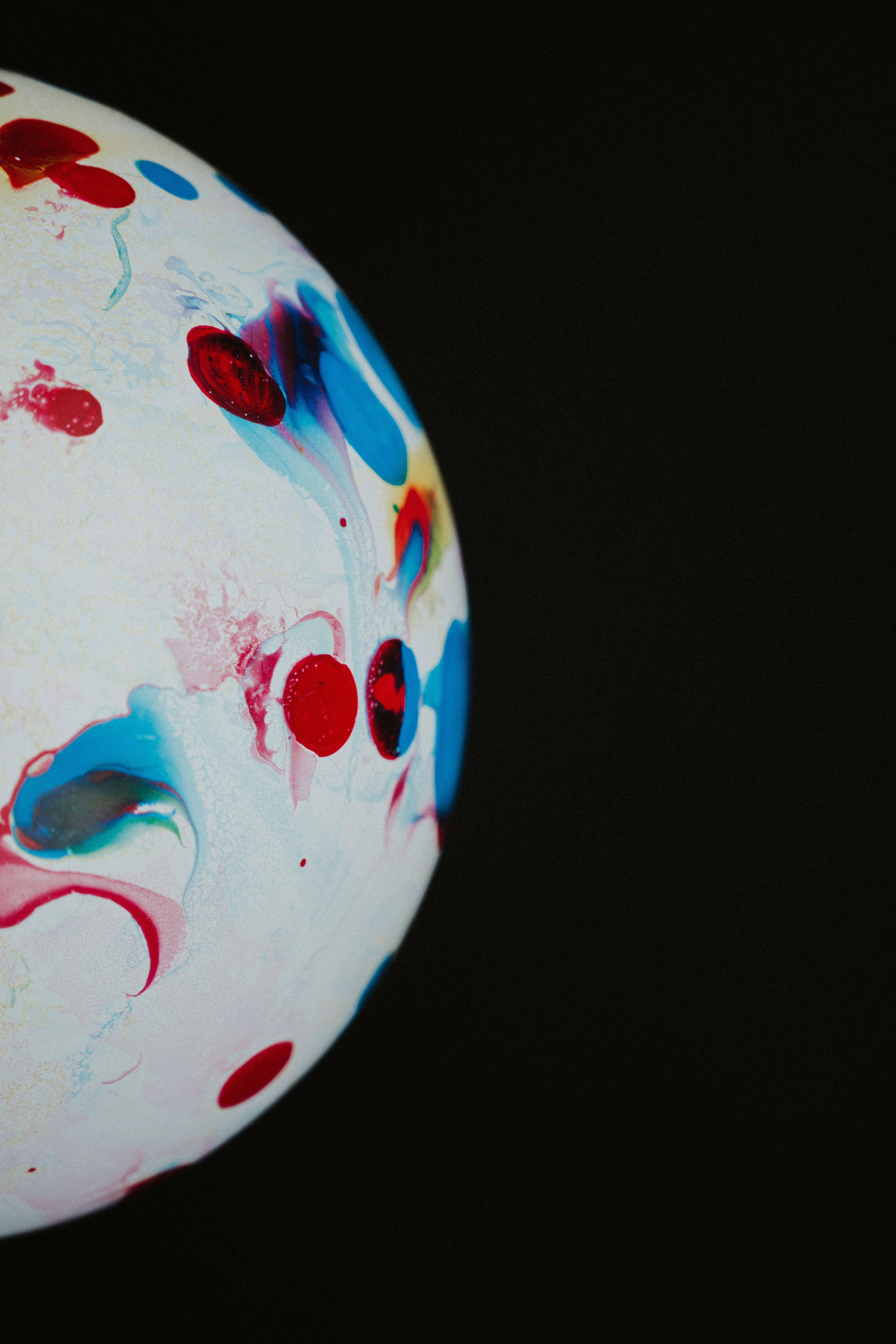 Planet in a Painter’s Studio: An Abstract Marble of Color
