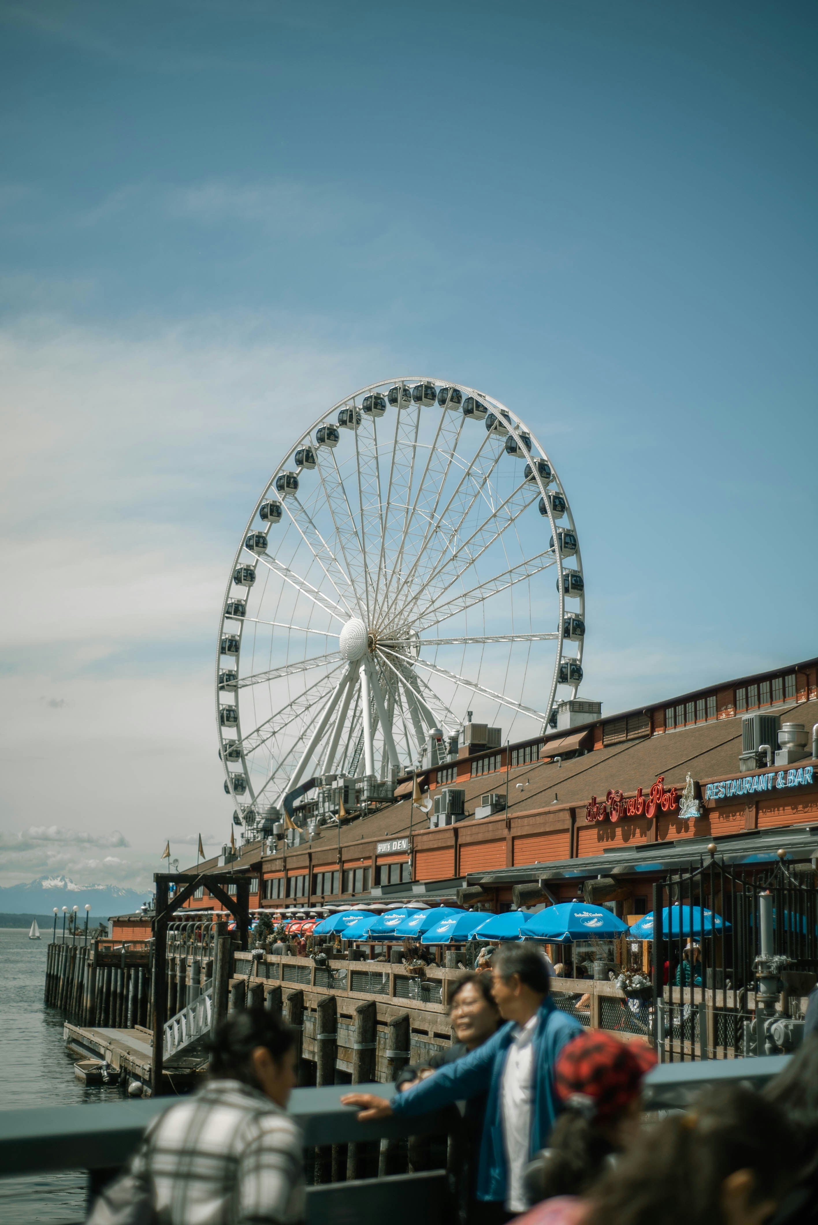 Ferris wheel near body of water during daytime photo – Free Usa Image ...