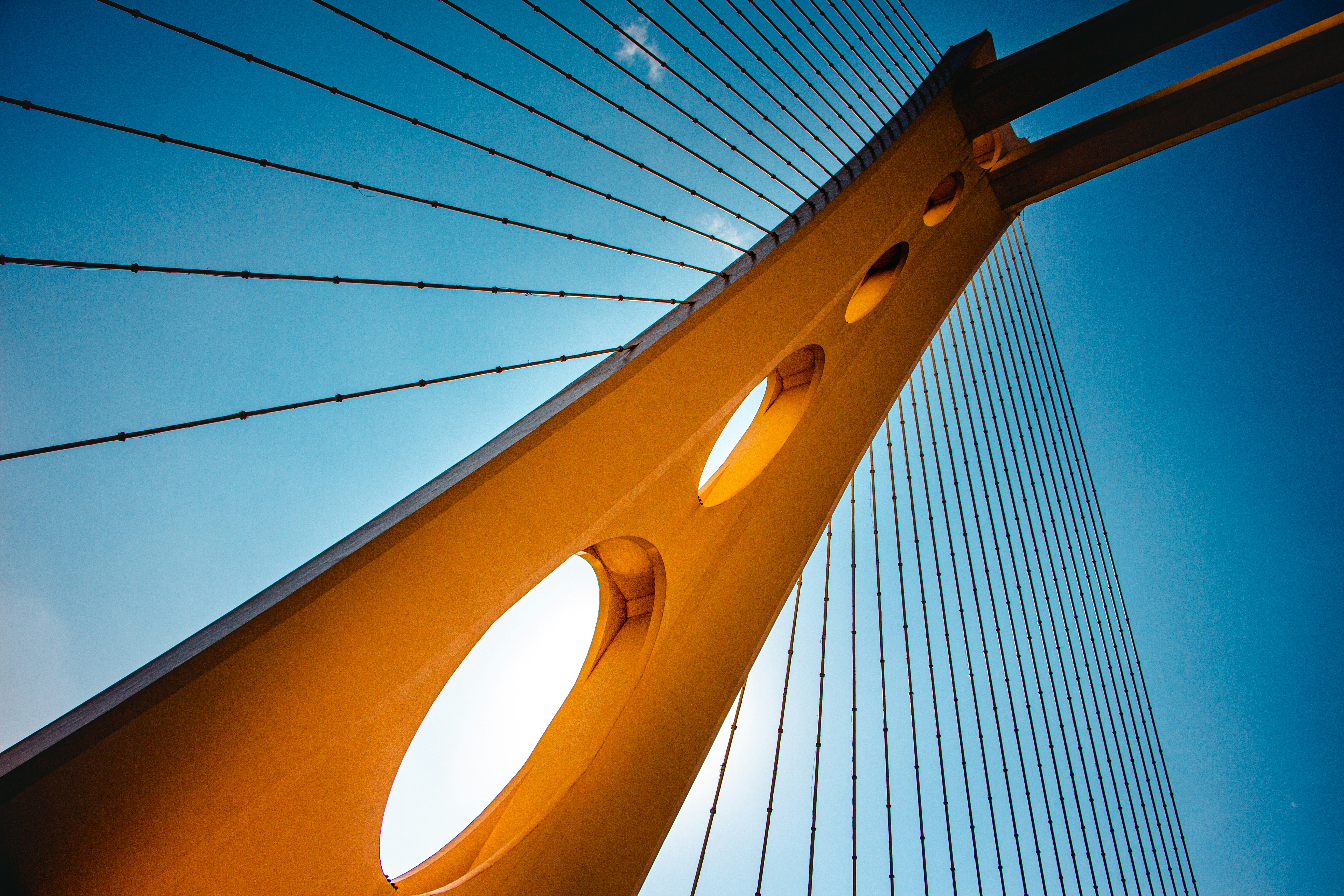 Golden Archway Against the Sky