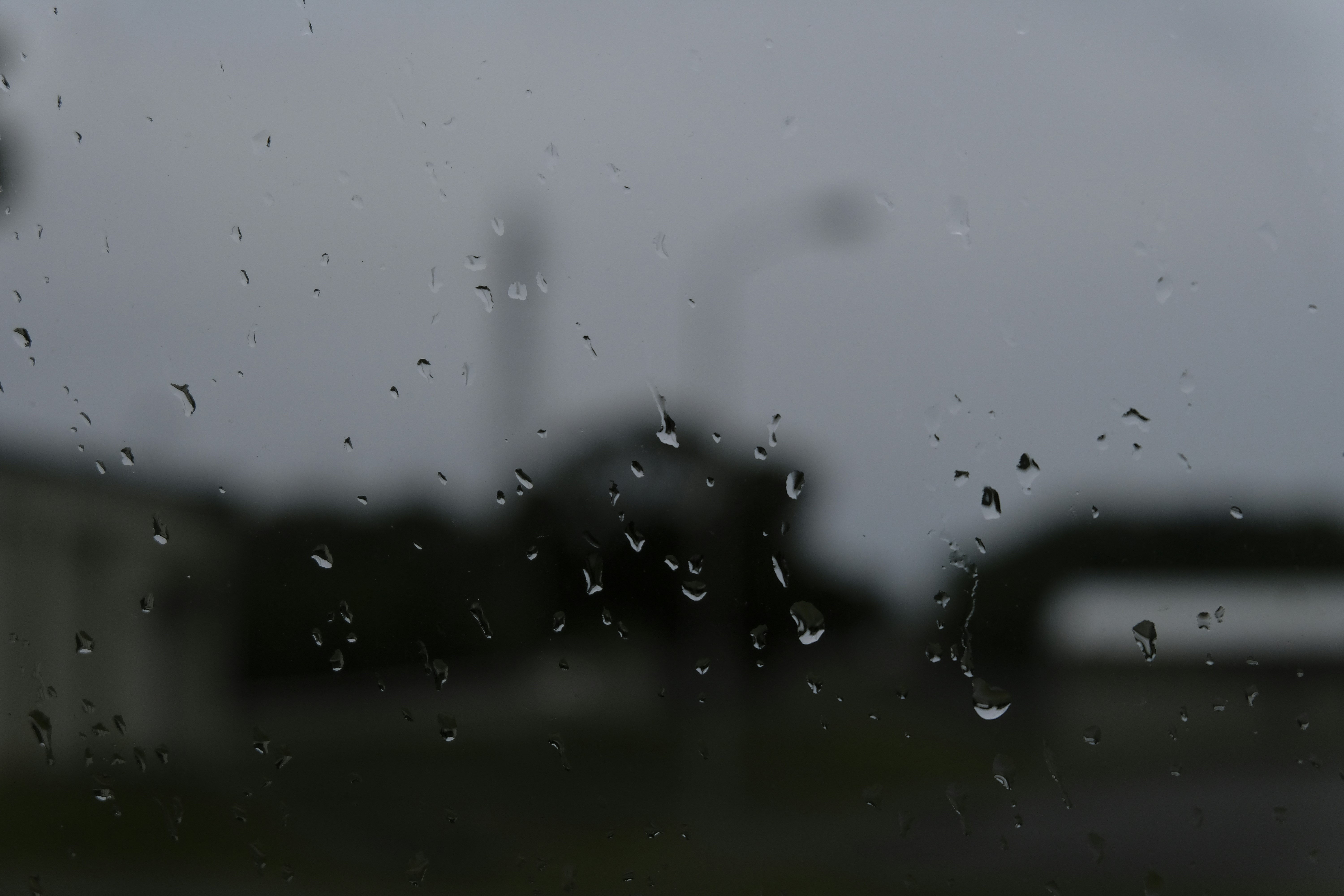 water droplets on glass window