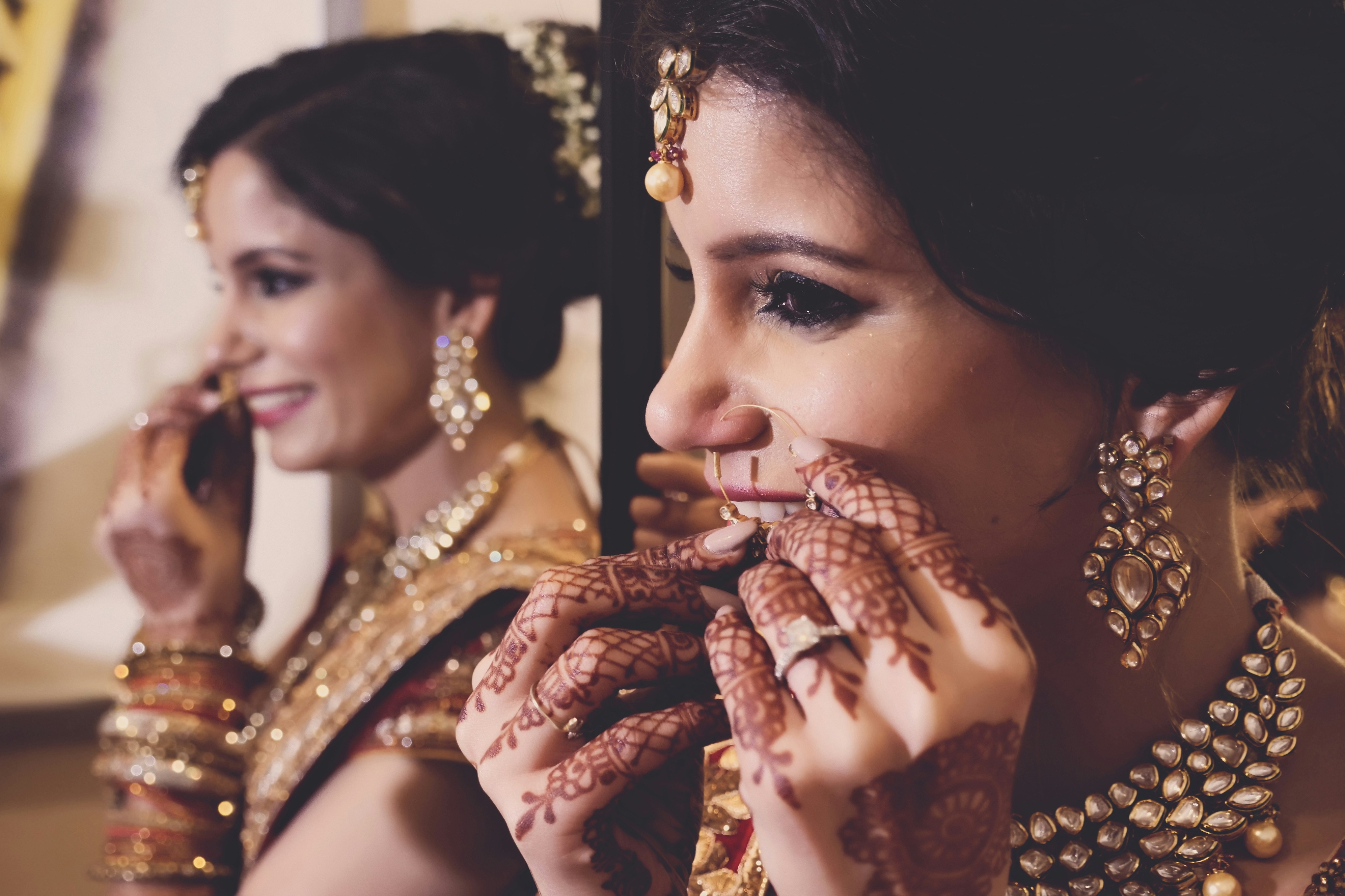 Woman in gold and silver ring photo – Free Indian bride Image on Unsplash