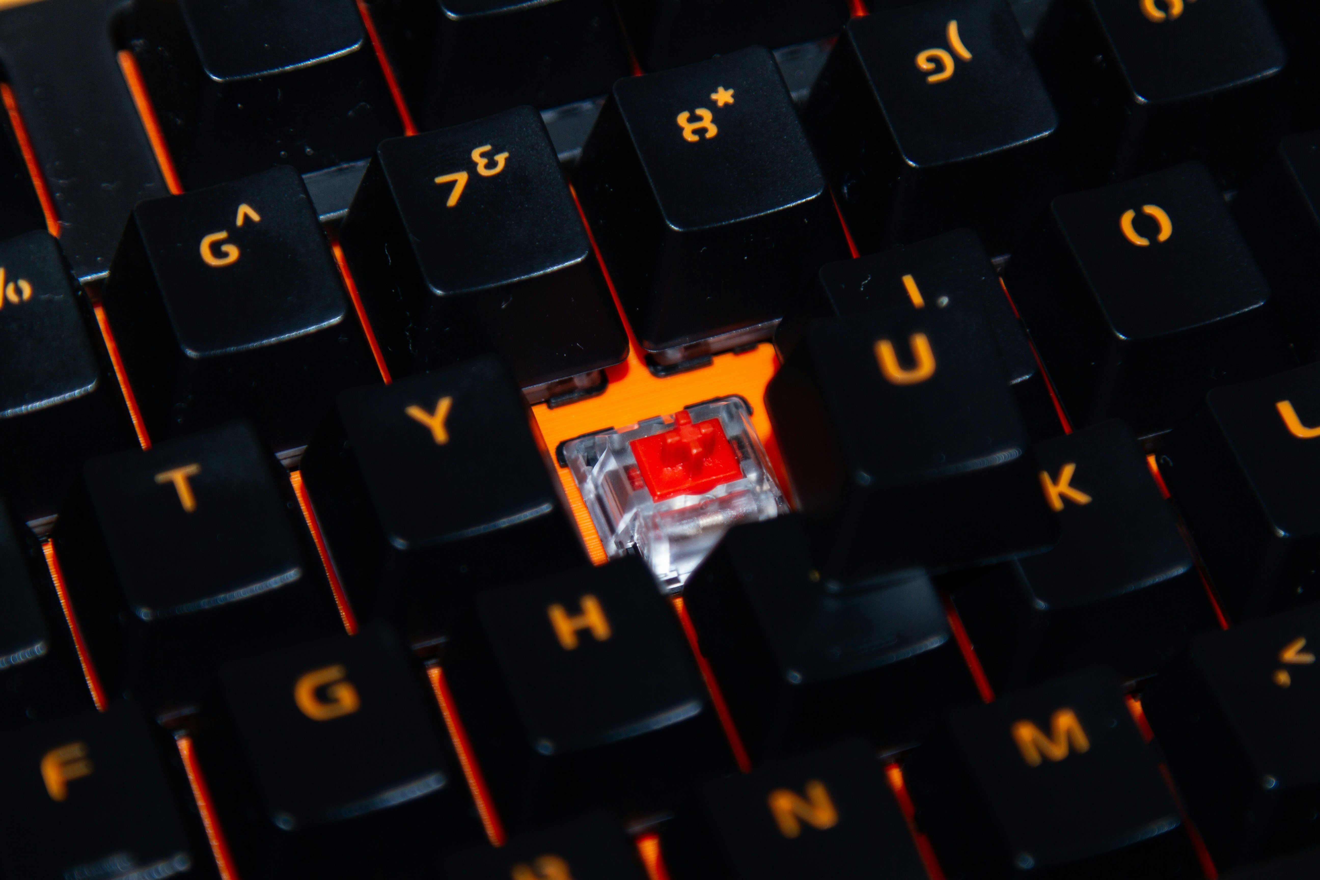 Black and orange computer keyboard photo – Free Computer Image on Unsplash