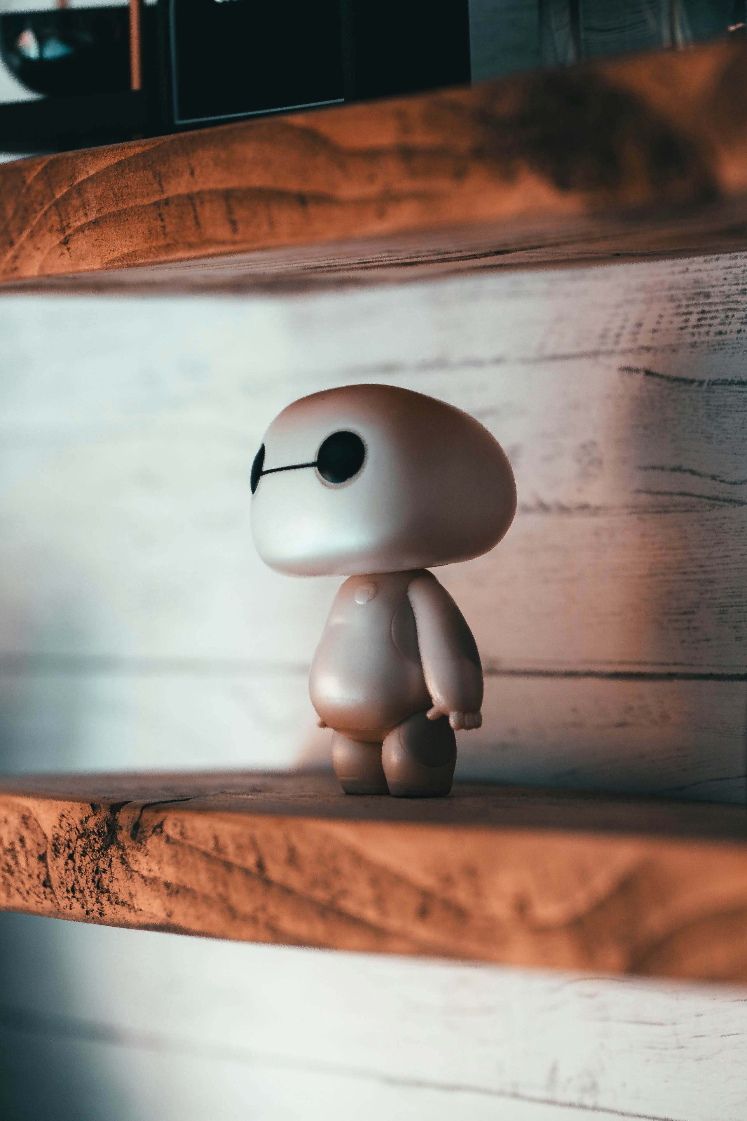 Little Sentinel on the Shelf: A Quiet Moment with a Tiny Robot