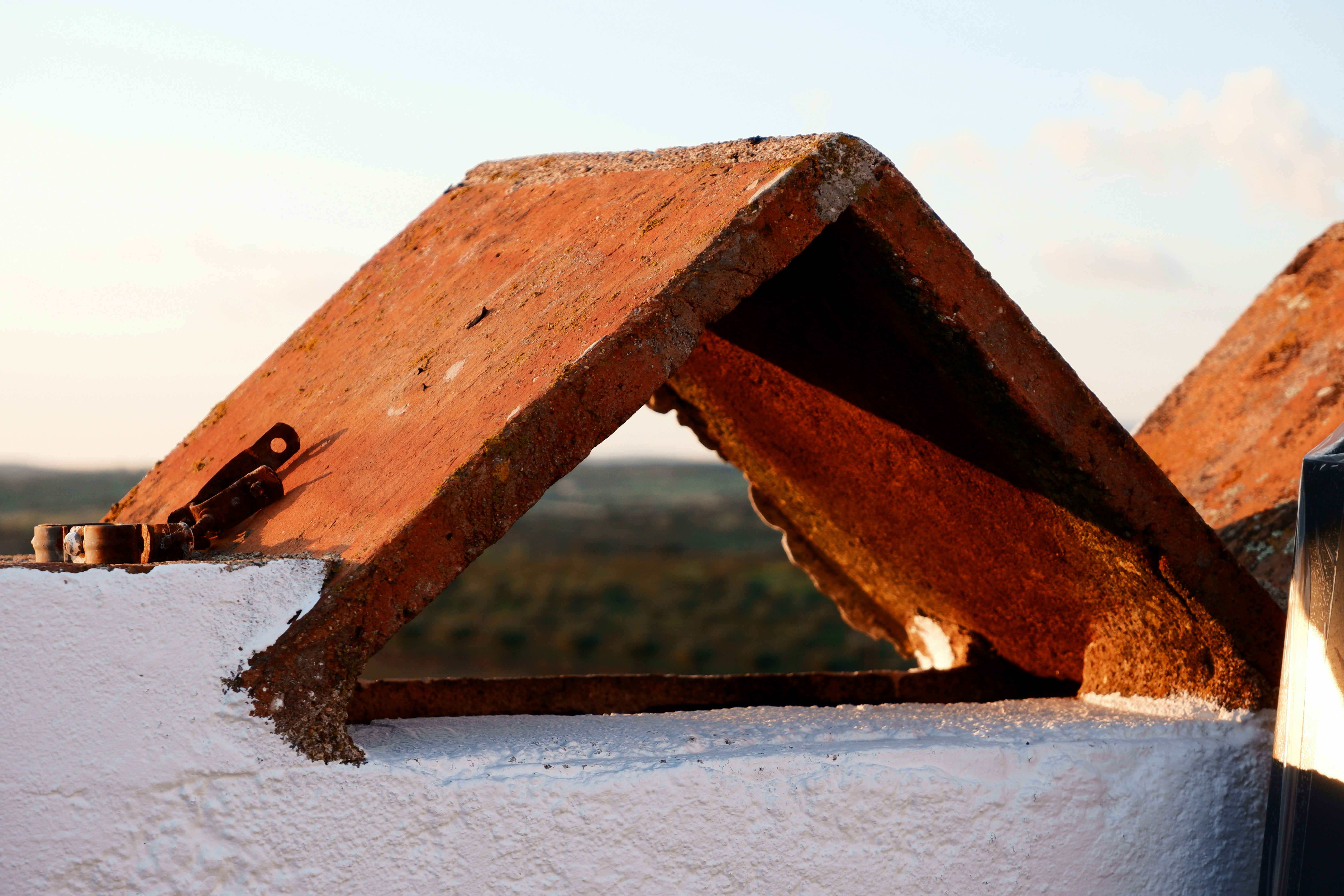 Triangular Ridge in Warm Light