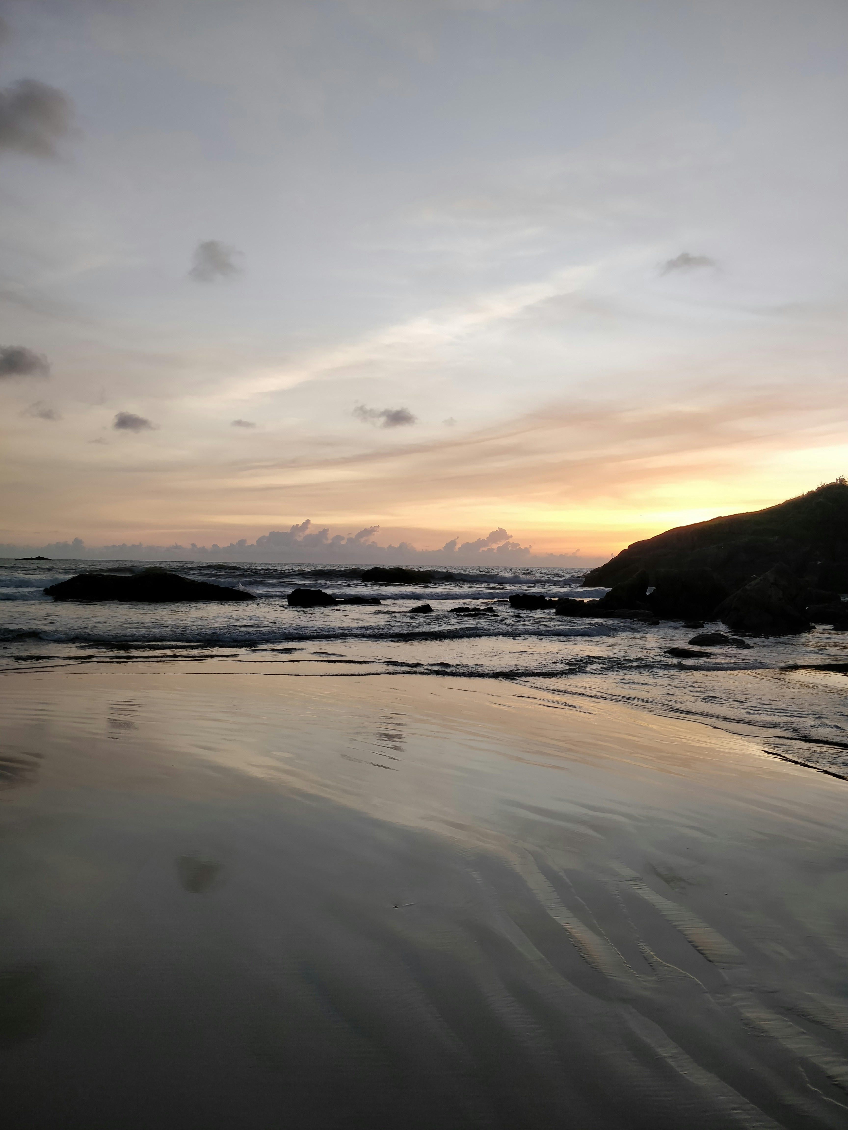 Serenity at Dusk by the Shore