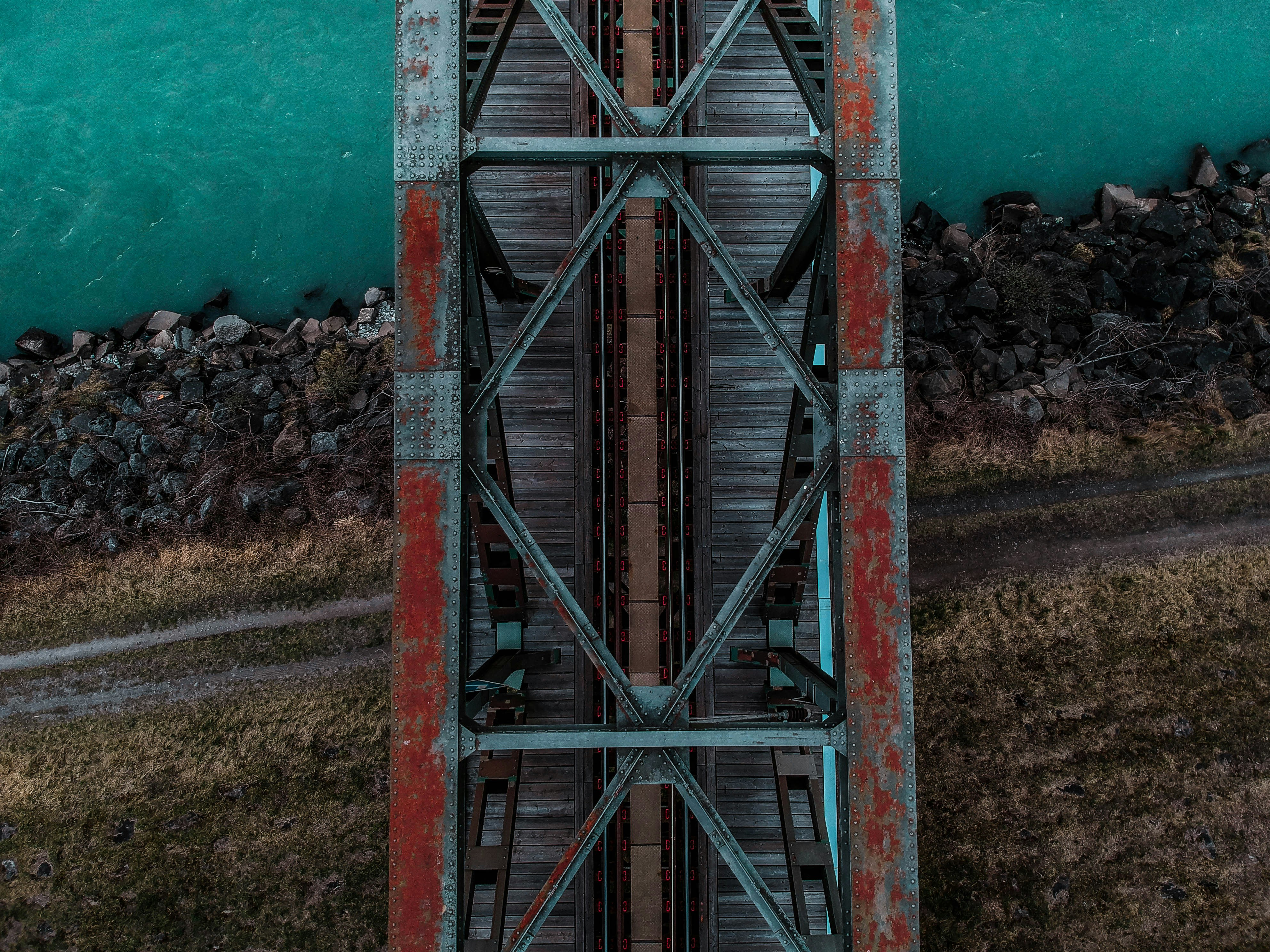 brown wooden ladder on brown field