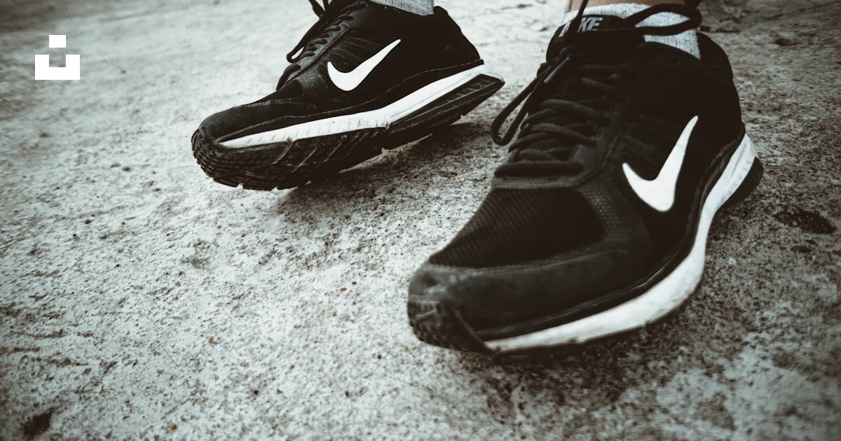 Black And White Nike Athletic Shoes Photo Free Grey Image On Unsplash