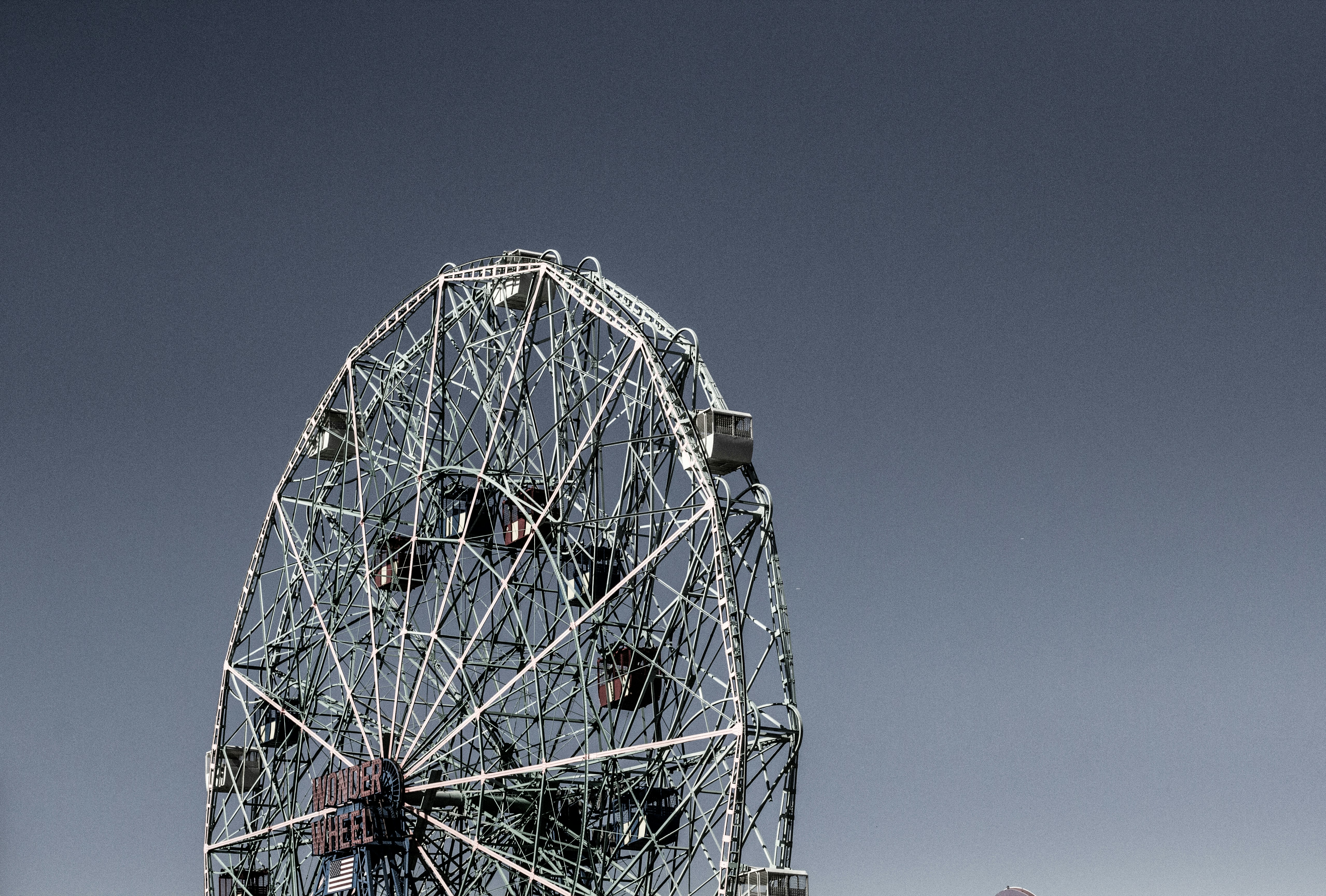 Lattice of Light: Ferris Wheel at Twilight